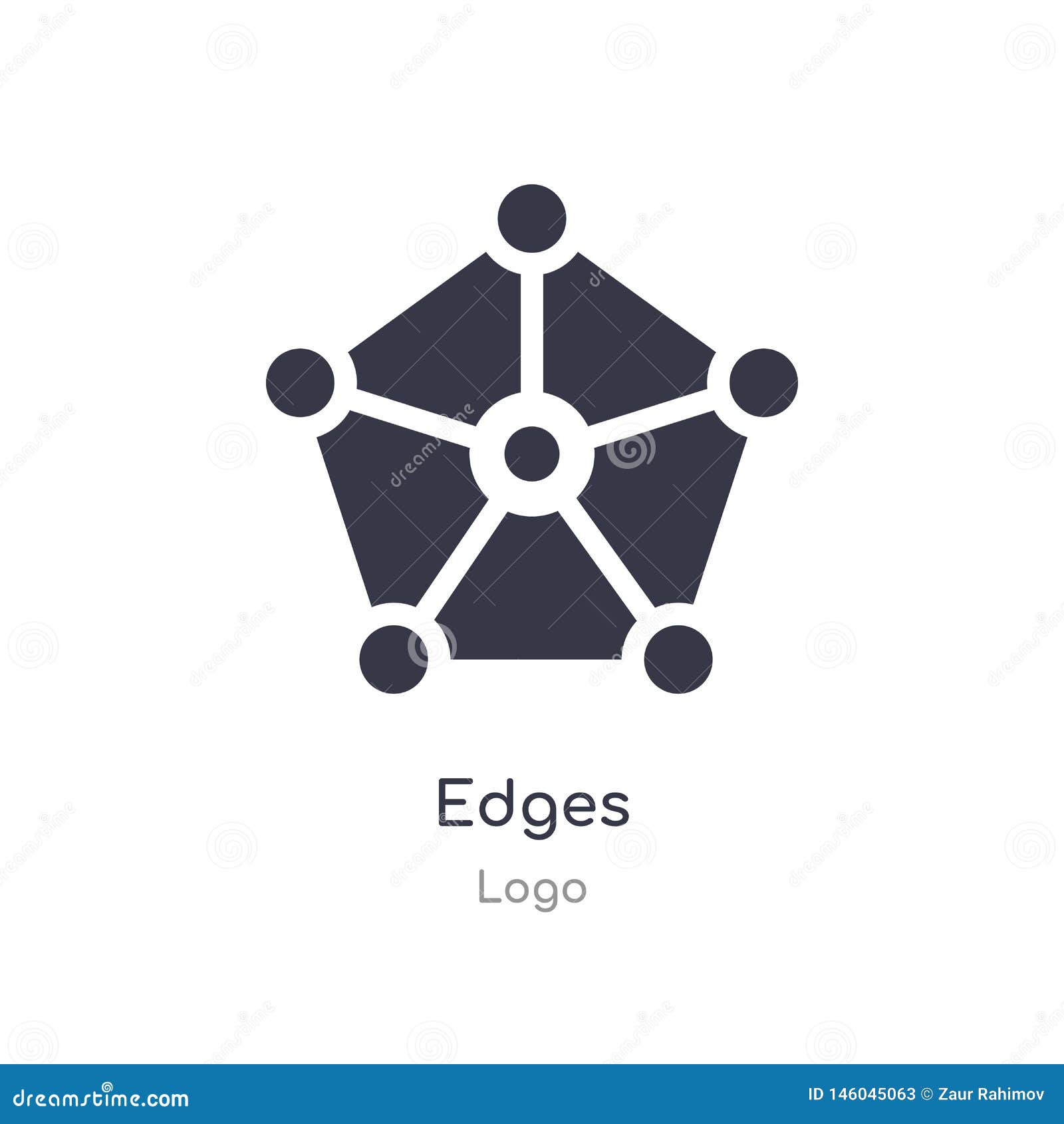 Edges Icon. Isolated Edges Icon Vector Illustration from Logo ...