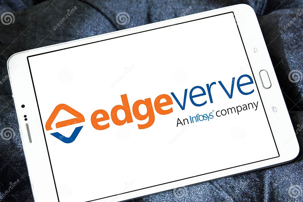 Edgeverve company logo editorial stock image. Image of applications ...