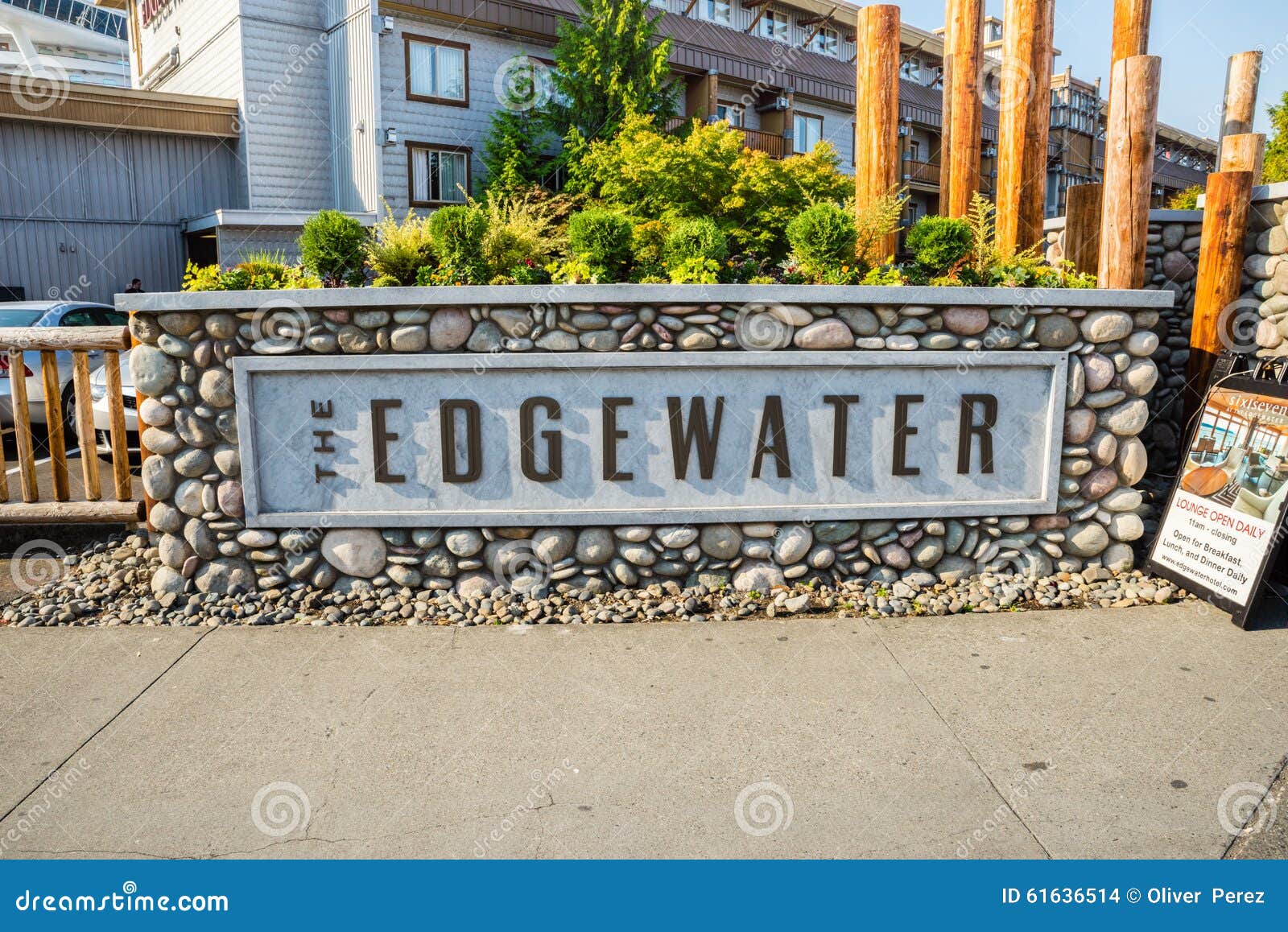The Edgewater Hotel is Located on the Waterfront in Seattle Editorial ...