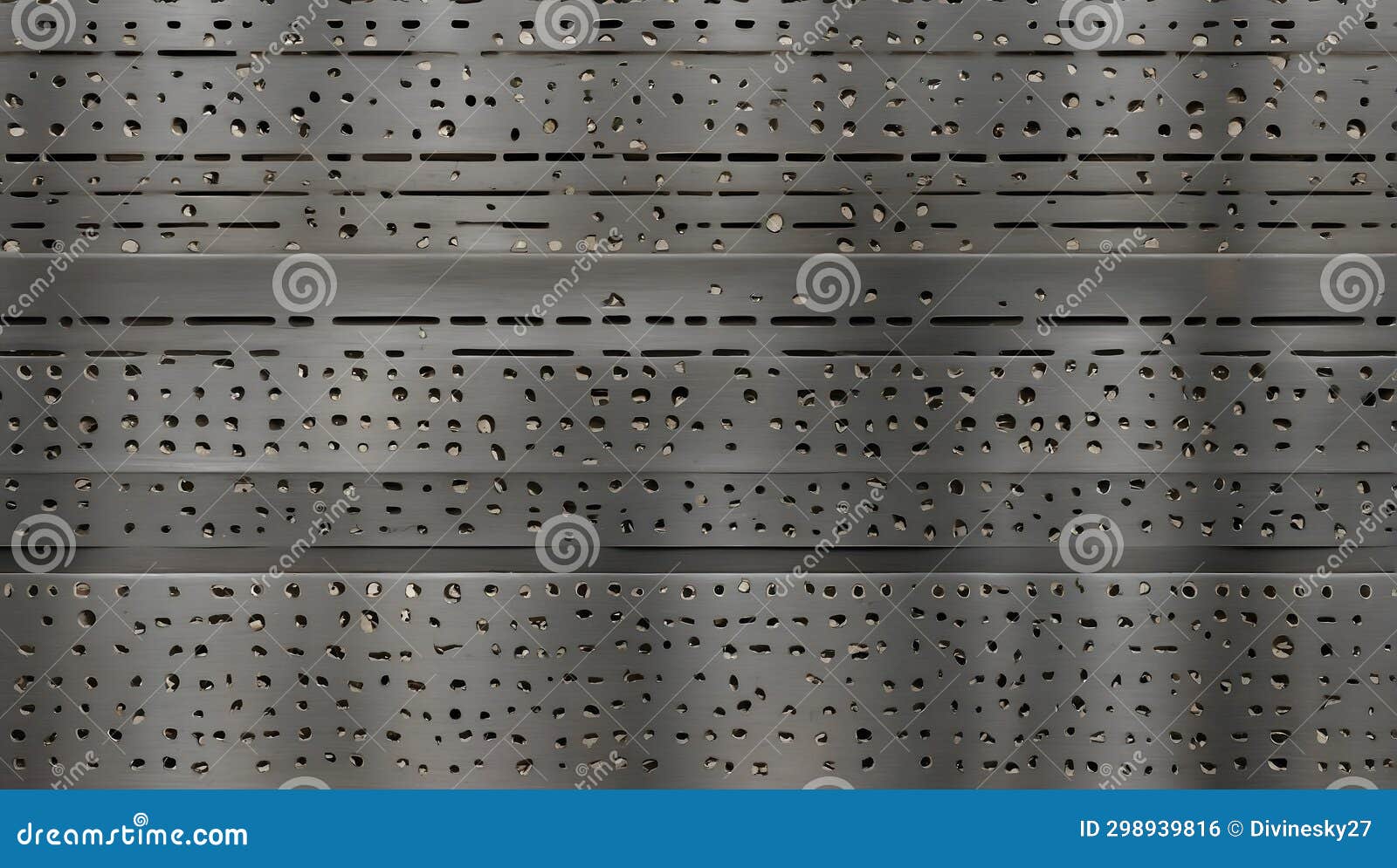Perforated Steel Texture for 3d Modeling. Ai Generated Stock ...