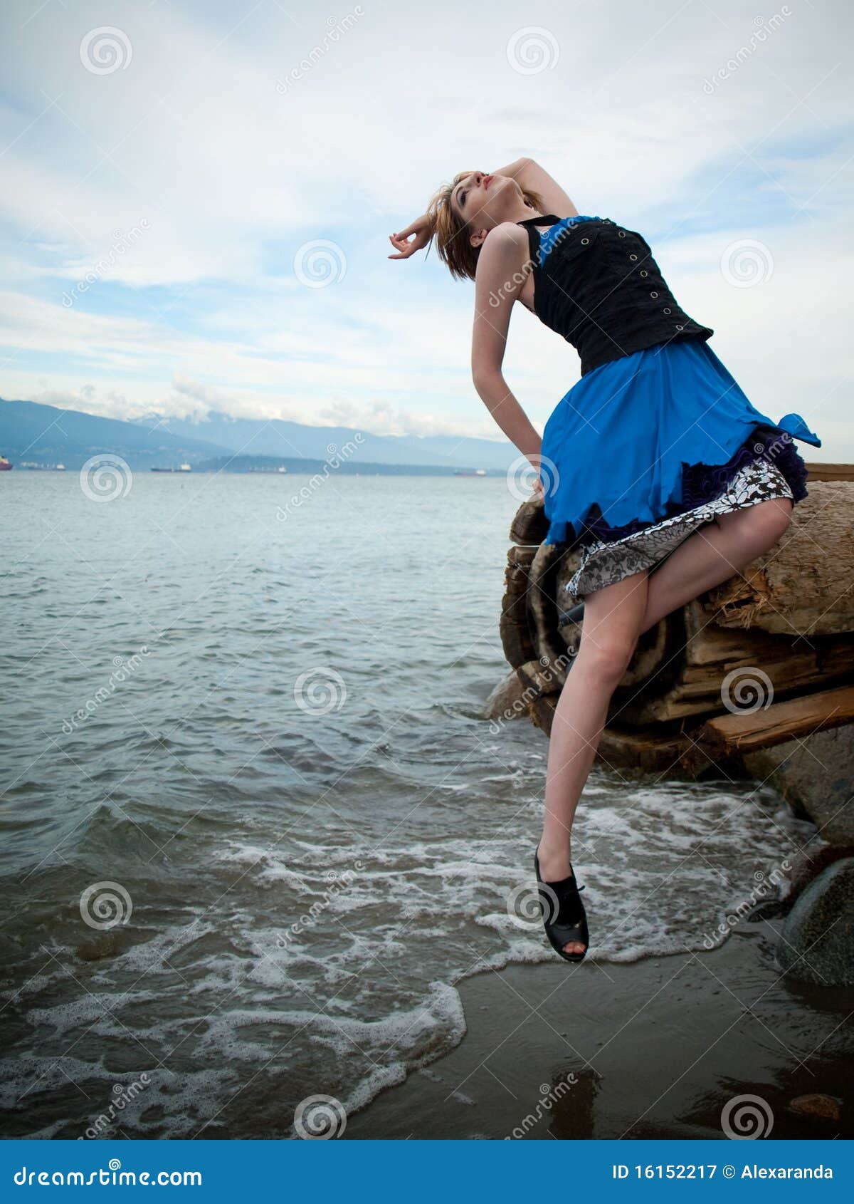 Edgy fashion model posing stock image. Image of attractive - 16152217