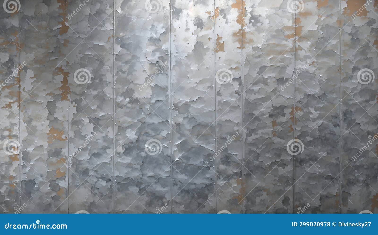 Edgy Galvanized Steel Pattern. Ai Generated Stock Illustration ...