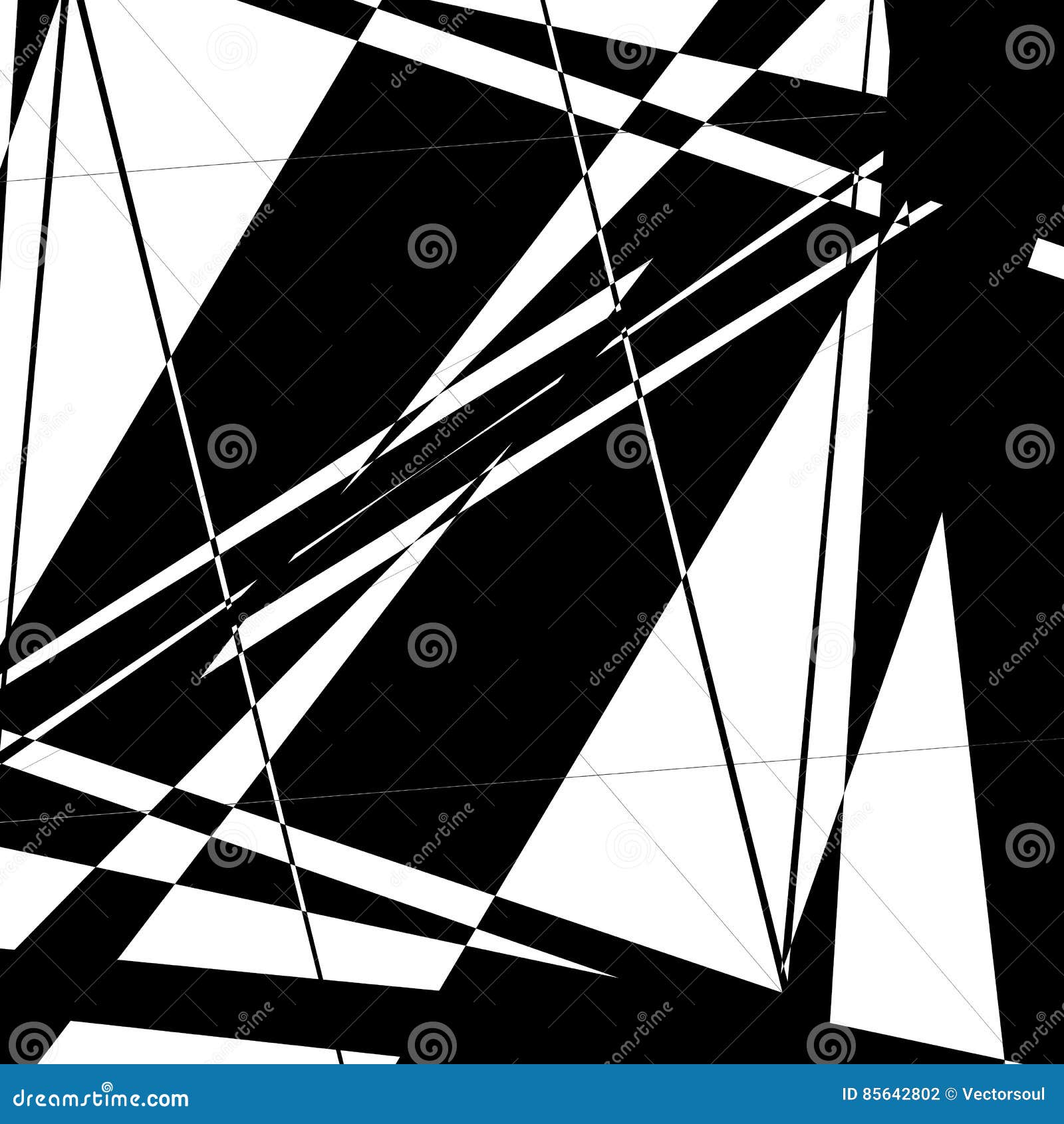 Edgy, Random Artistic Composition of Geometric Shapes Stock Vector ...