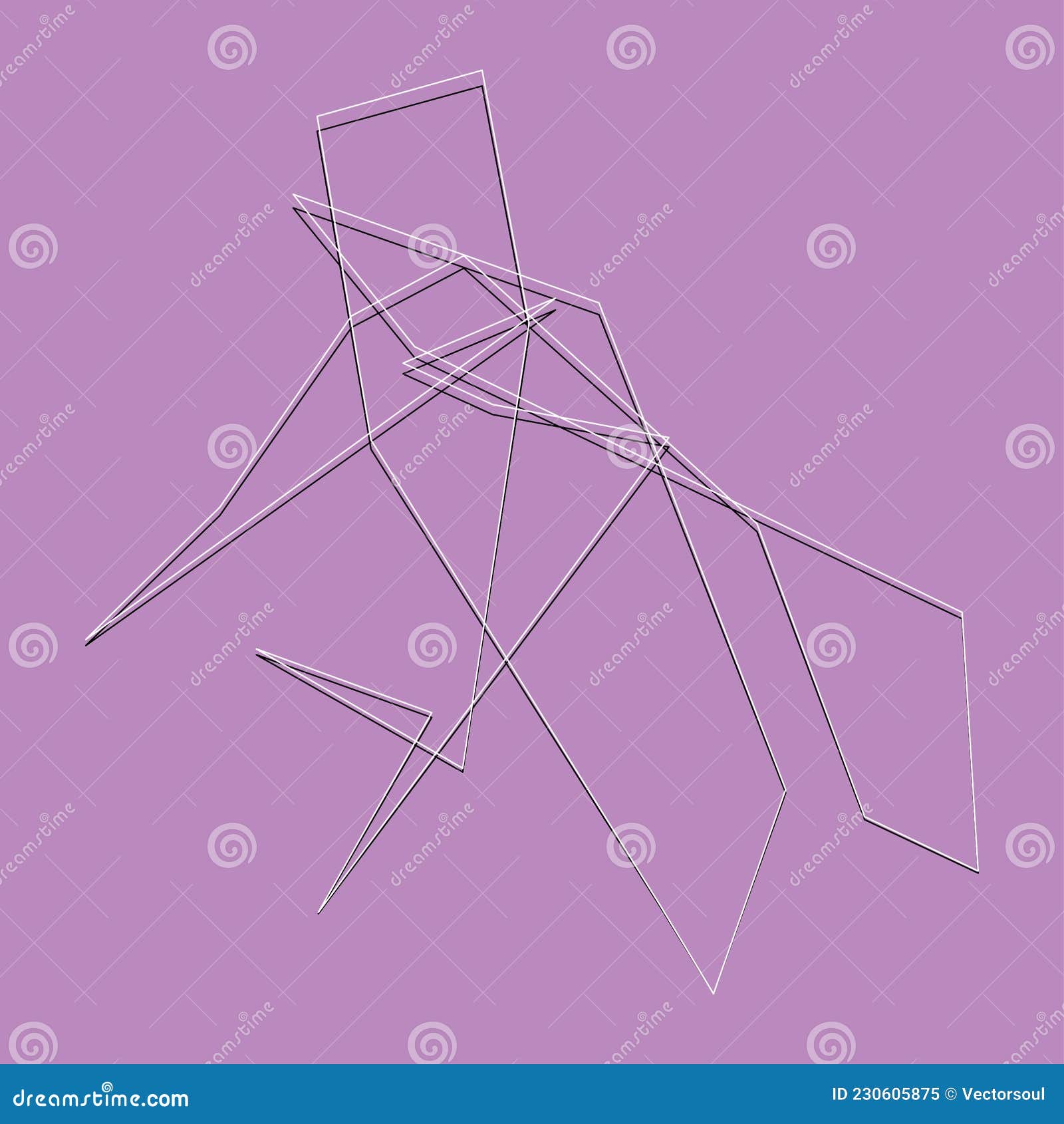 Edgy, Ruptured, Shatter, Splinter Shape, Design Element. Random ...