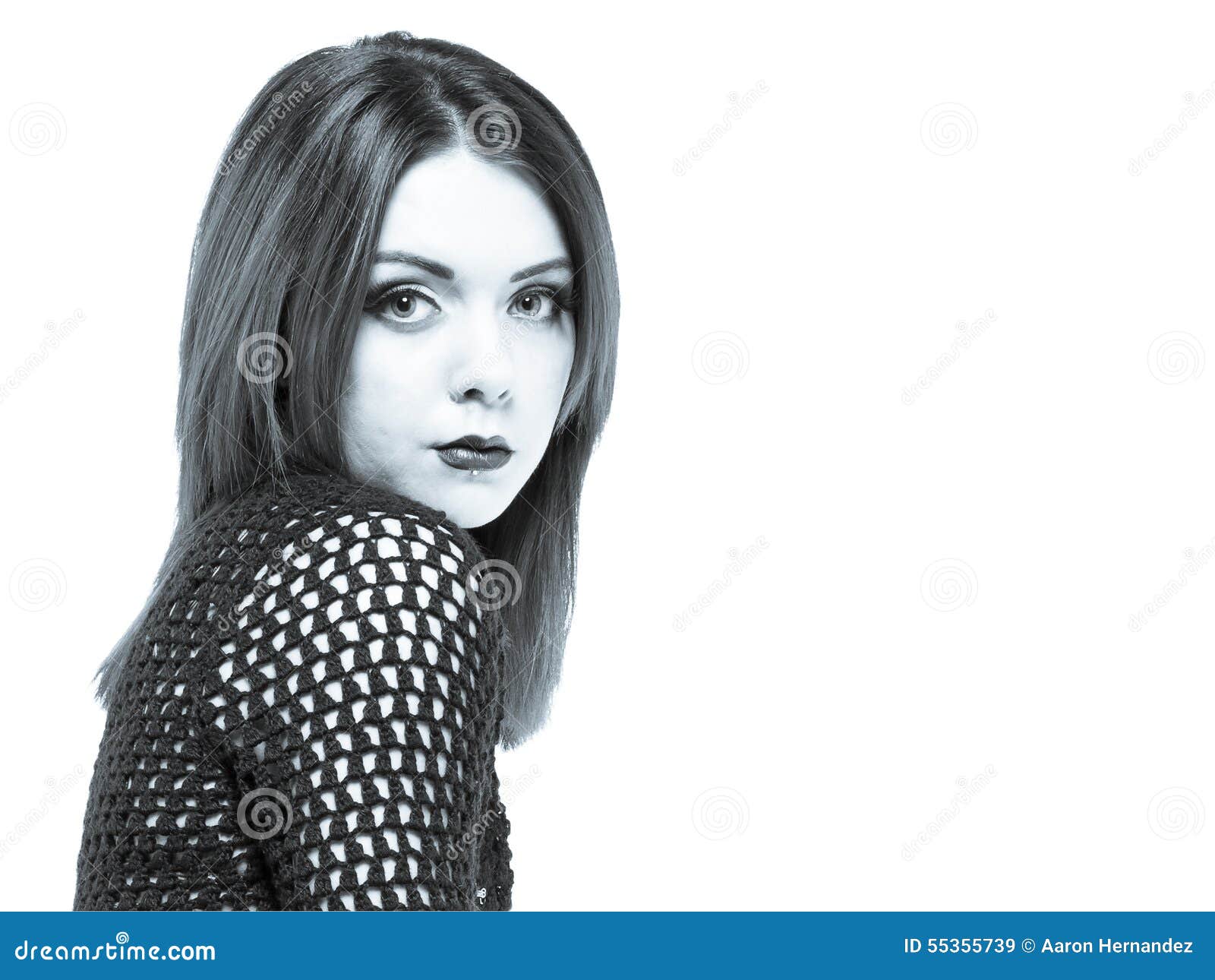 Edgy Young Female in Bikini Stock Image - Image of alternative ...