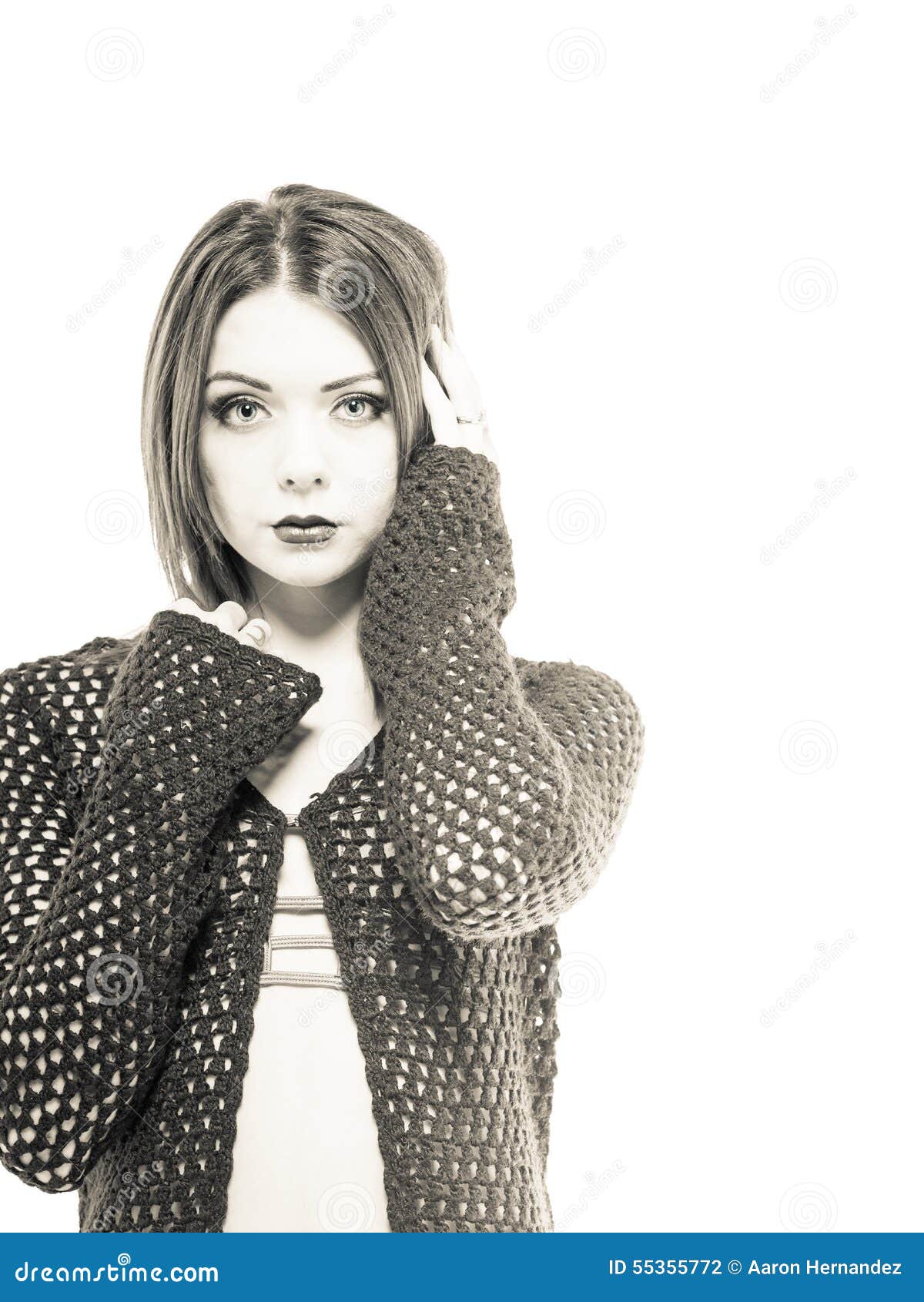 Edgy Young Female in Bikini Stock Photo - Image of daring, pretty: 55355772