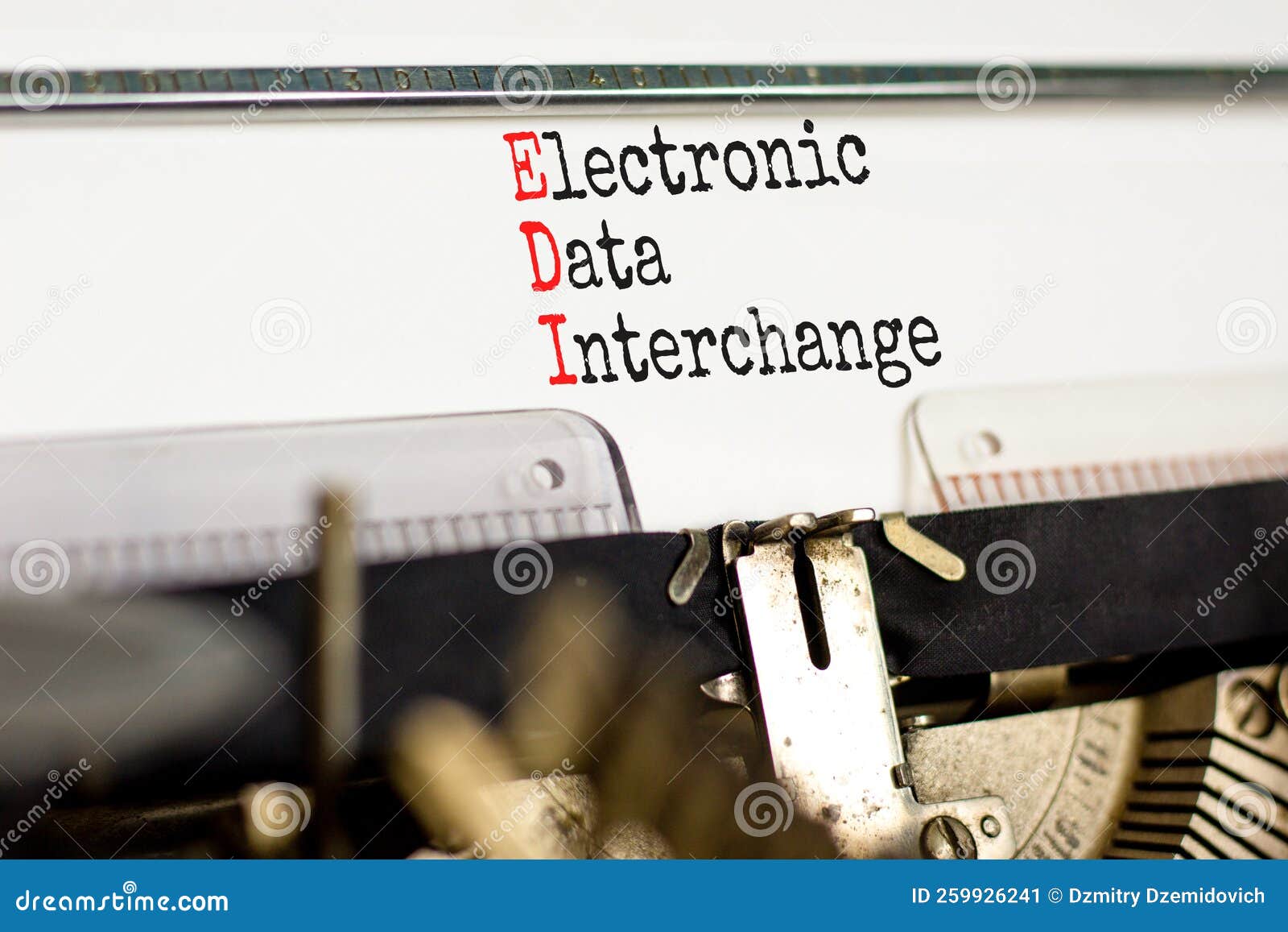 EDI Electronic Data Interchange Symbol. Concept Words EDI Electronic Data Interchange Typed on ...