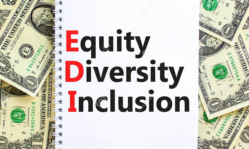 EDI Equity Diversity Inclusion Symbol. Concept Words EDI Equity ... EDI Equity Diversity Inclusion Symbol. Concept Words EDI Equity ...