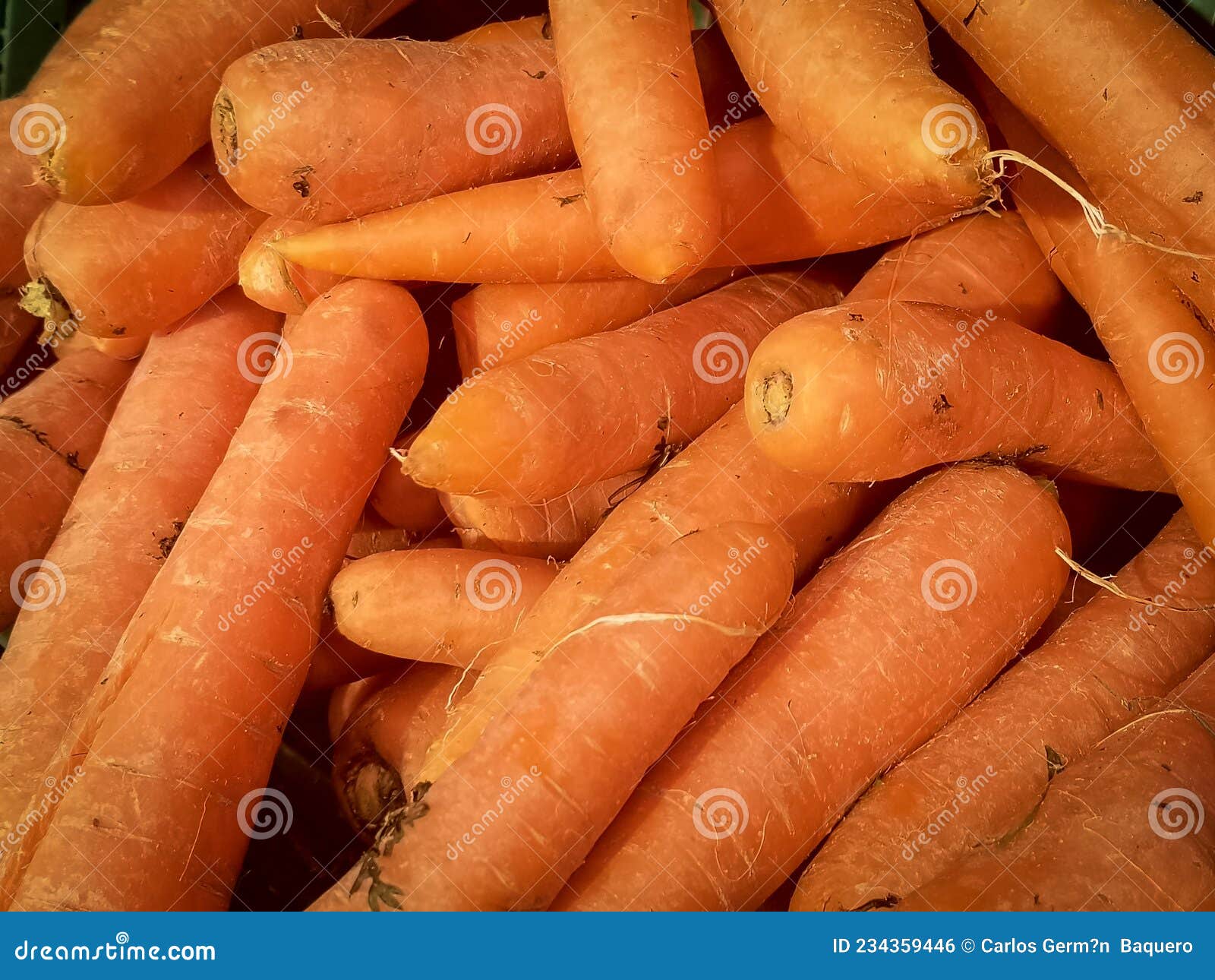 Edible Carrots Displayed at a Fruit and Vegetable Market Stock Photo ...