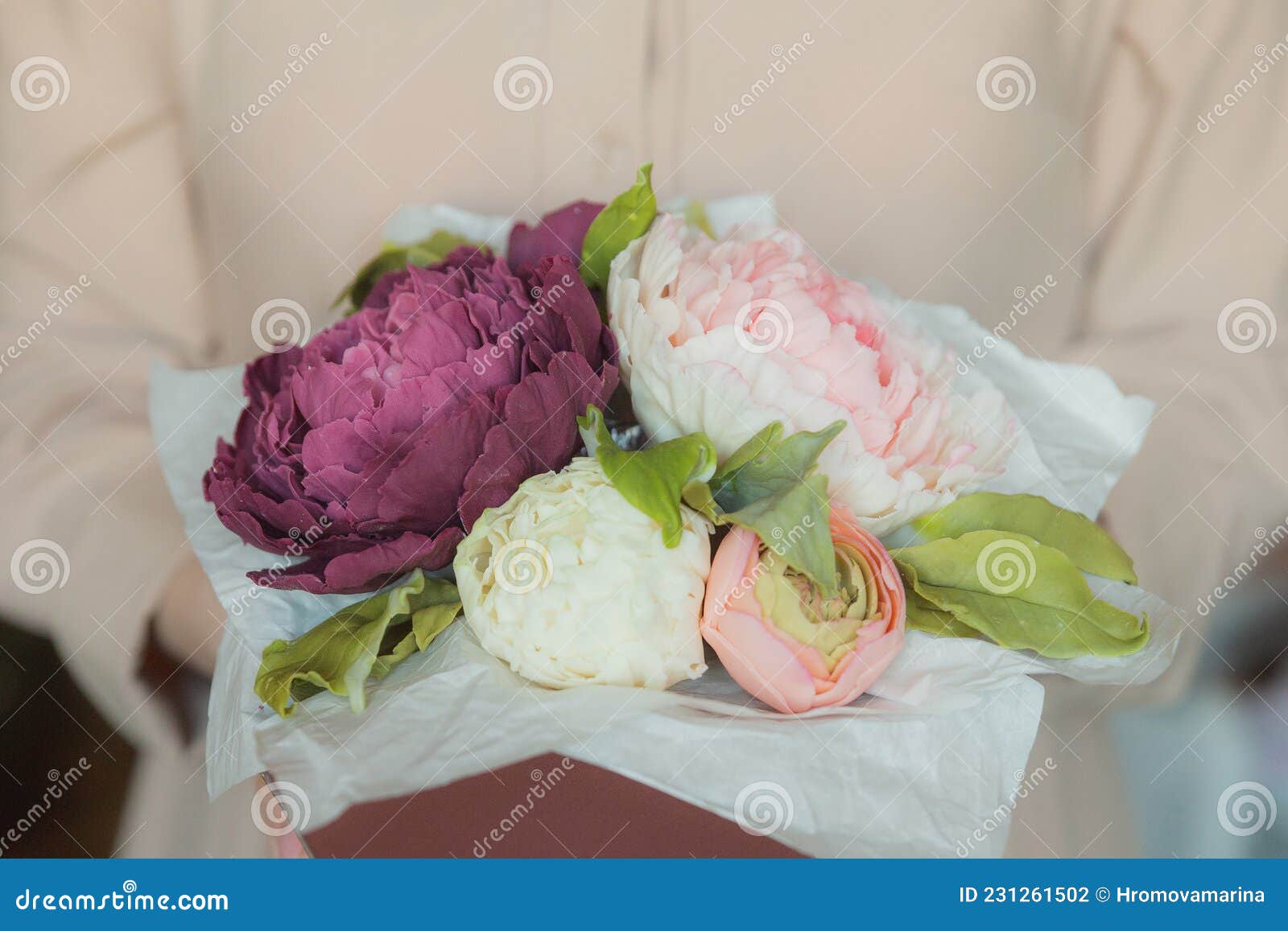 Edible Flowers Made from Chocolate. an Original Dessert in a Box Edible ...