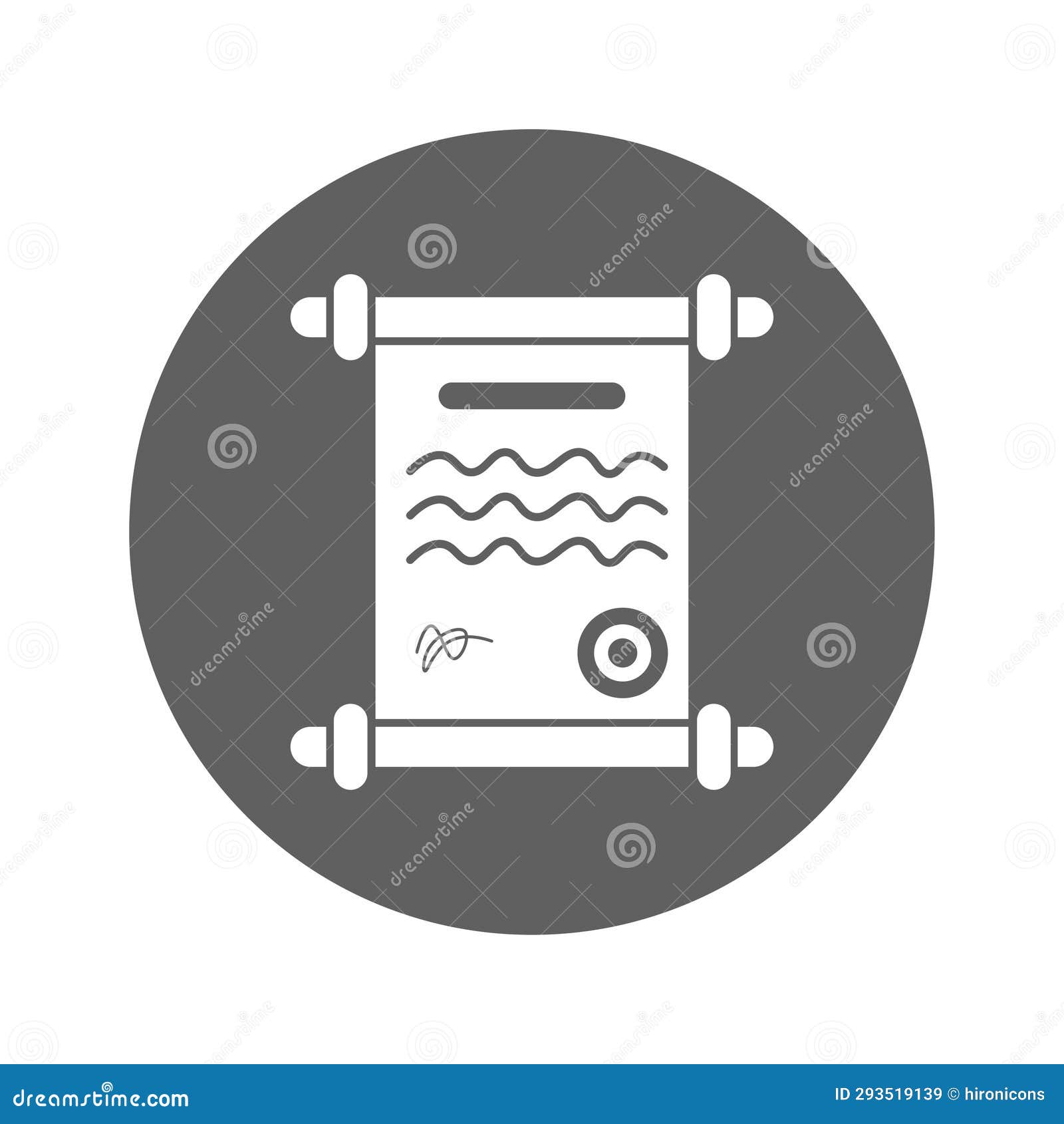 Edict Icon. Simple Style Historical Science Poster Background Symbol ...