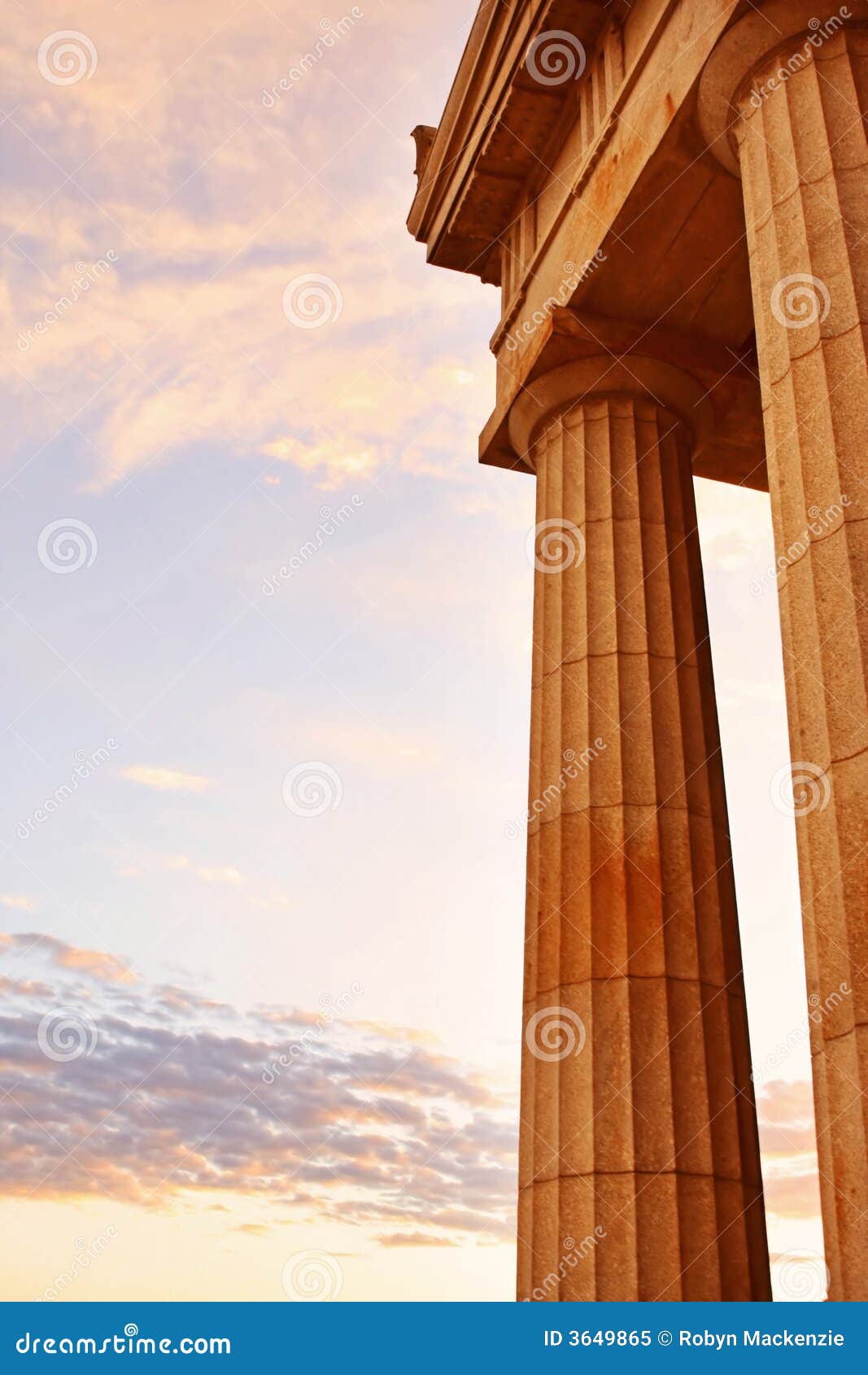 Edifice stock image. Image of greek, memorial, stone, ionic - 3649865