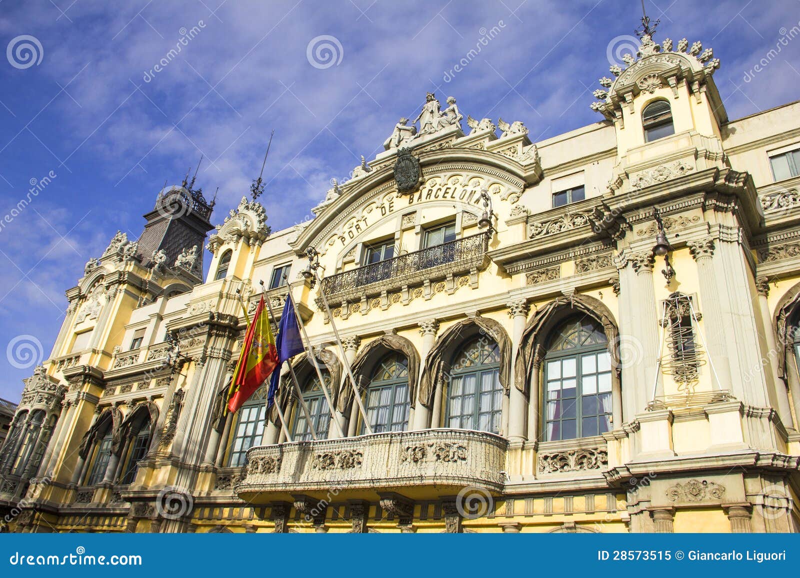 Edifici De La Duana, Barcelona Stock Image - Image of architecture ...