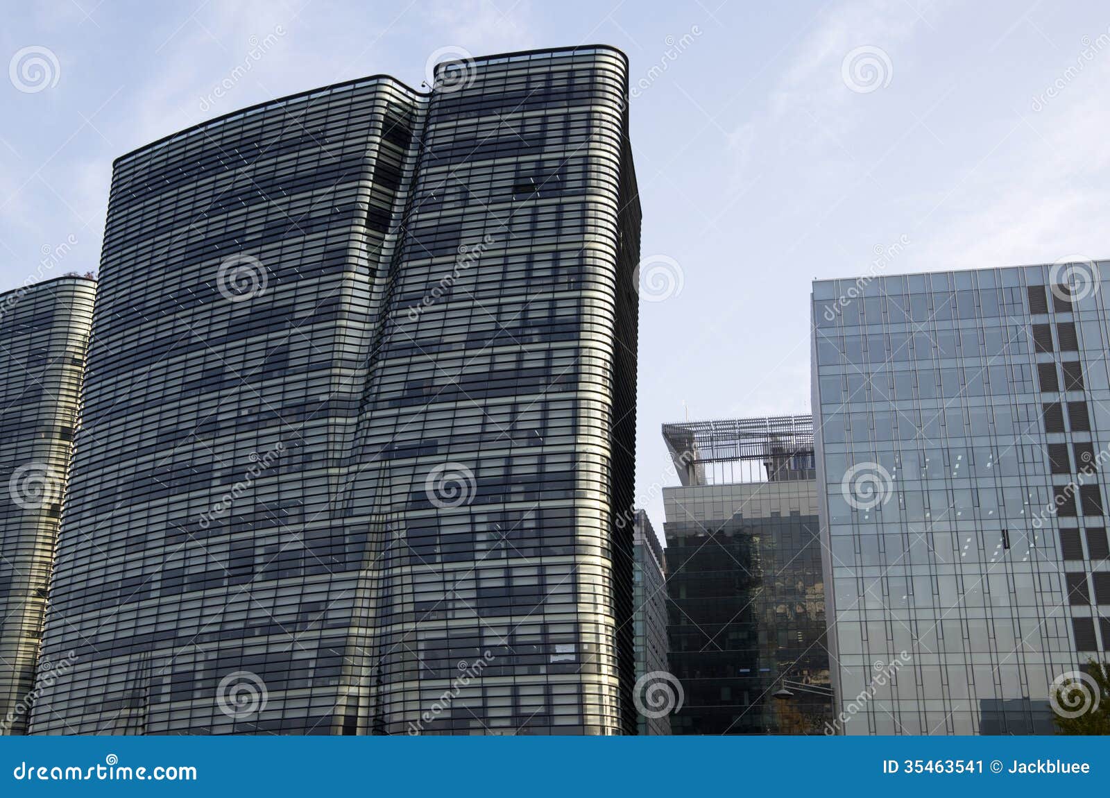 Edifici Per Uffici Moderni Di Architettura Immagine Stock - Immagine di ...