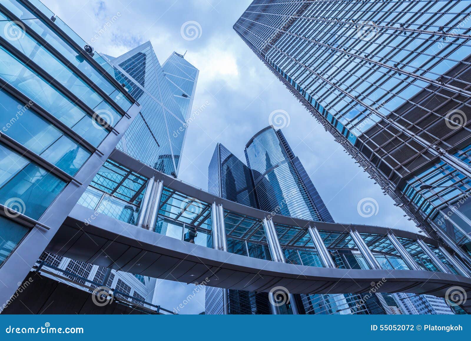 Edifici Per Uffici Moderni in Hong Kong Fotografia Stock - Immagine di ...