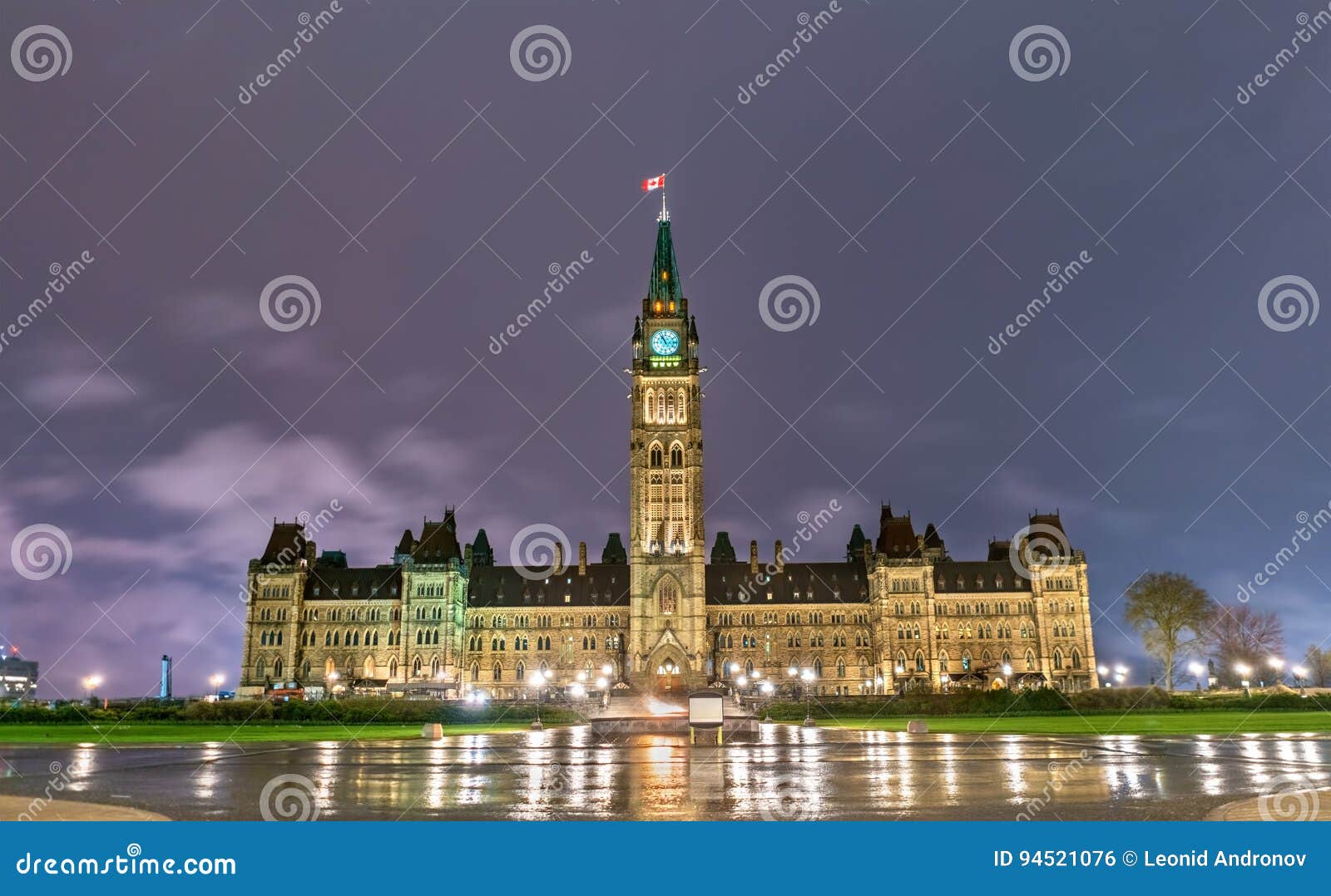 Edificio Canadiense Del Parlamento En Ottawa Foto de archivo - Imagen ...
