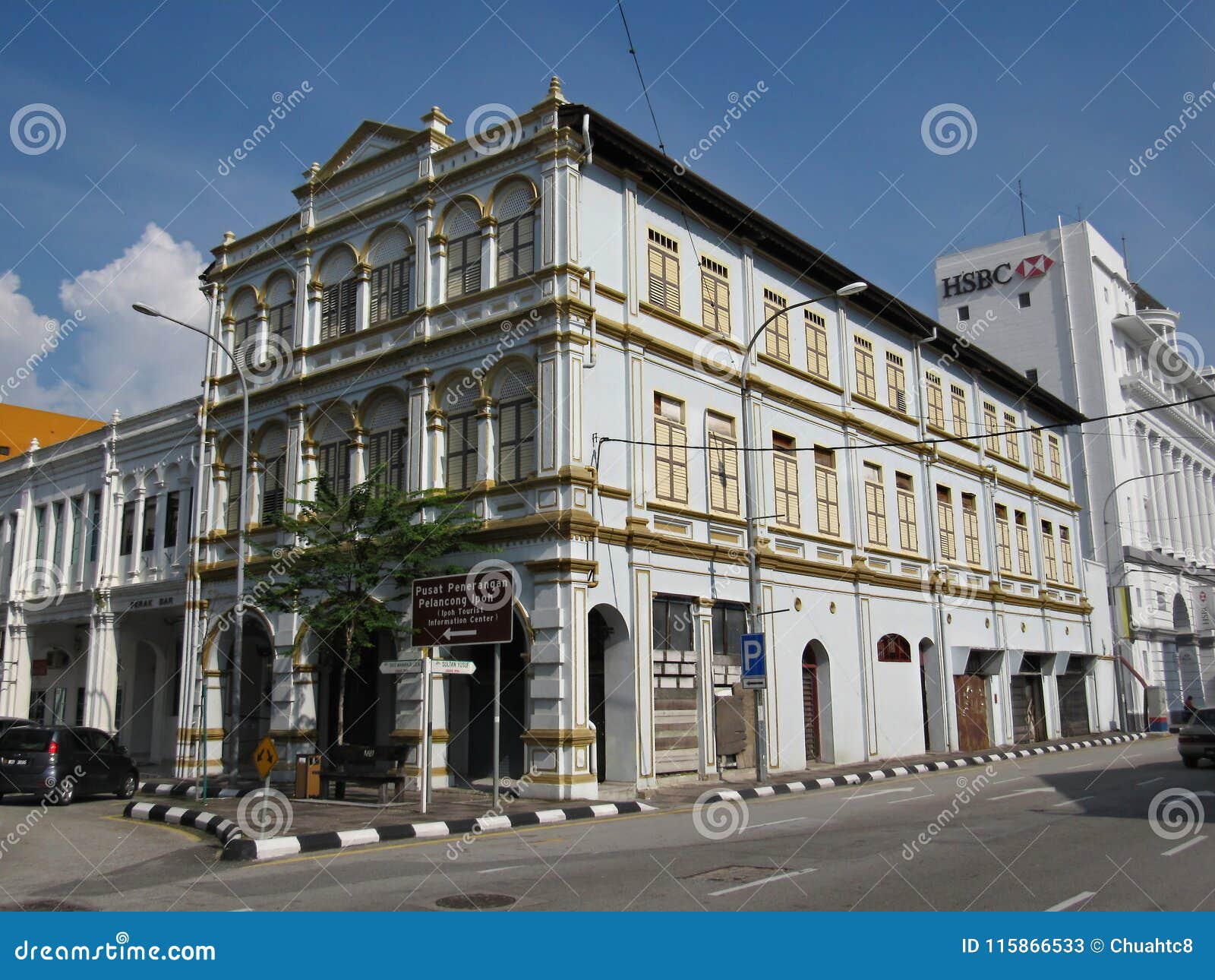 Edificio Colonial En Ipoh Oldtown Foto de archivo editorial - Imagen de ...