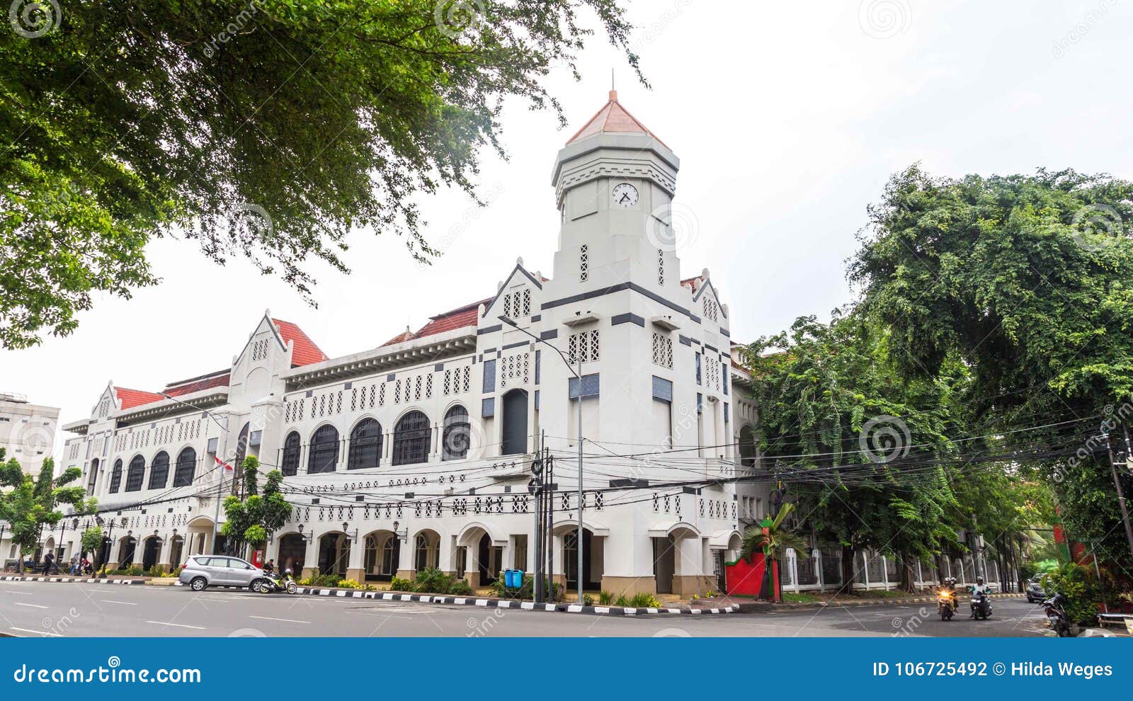 Edificio Colonial En Jakarta, Indonesia Foto de archivo - Imagen de ...