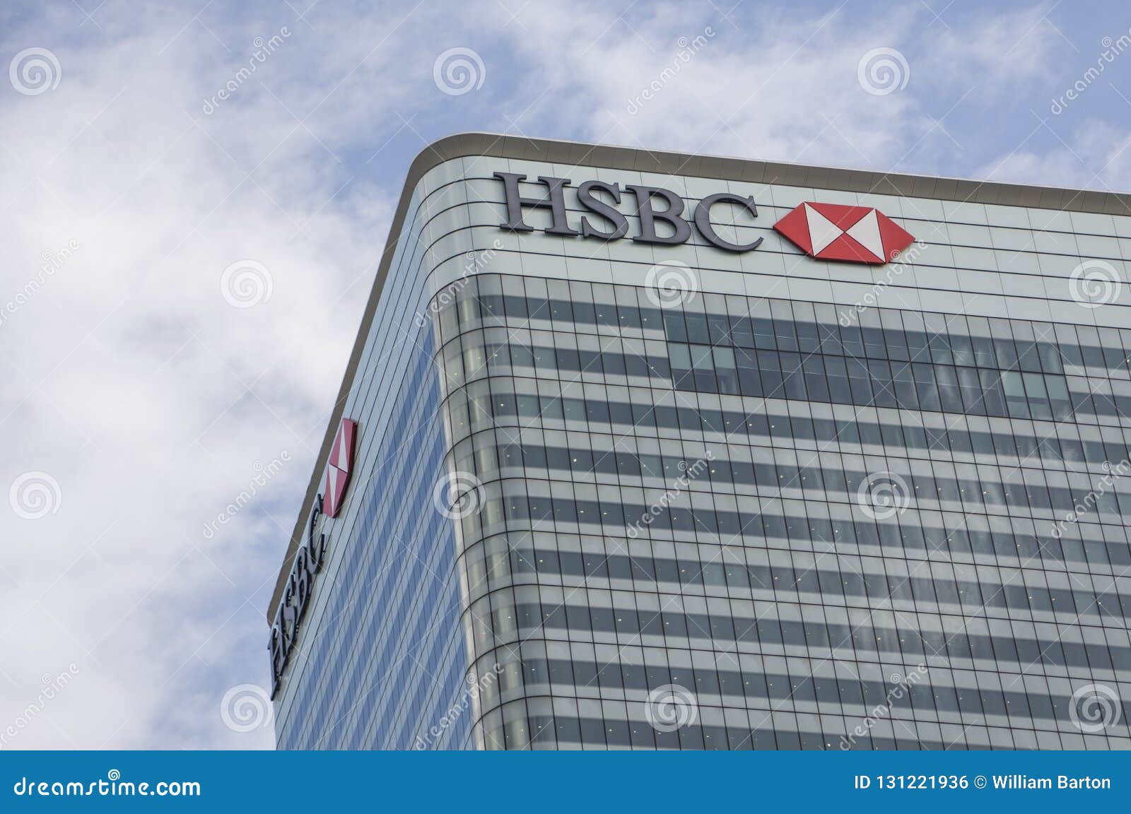 Edificio De HSBC, Canary Wharf Foto editorial - Imagen de financiero ...