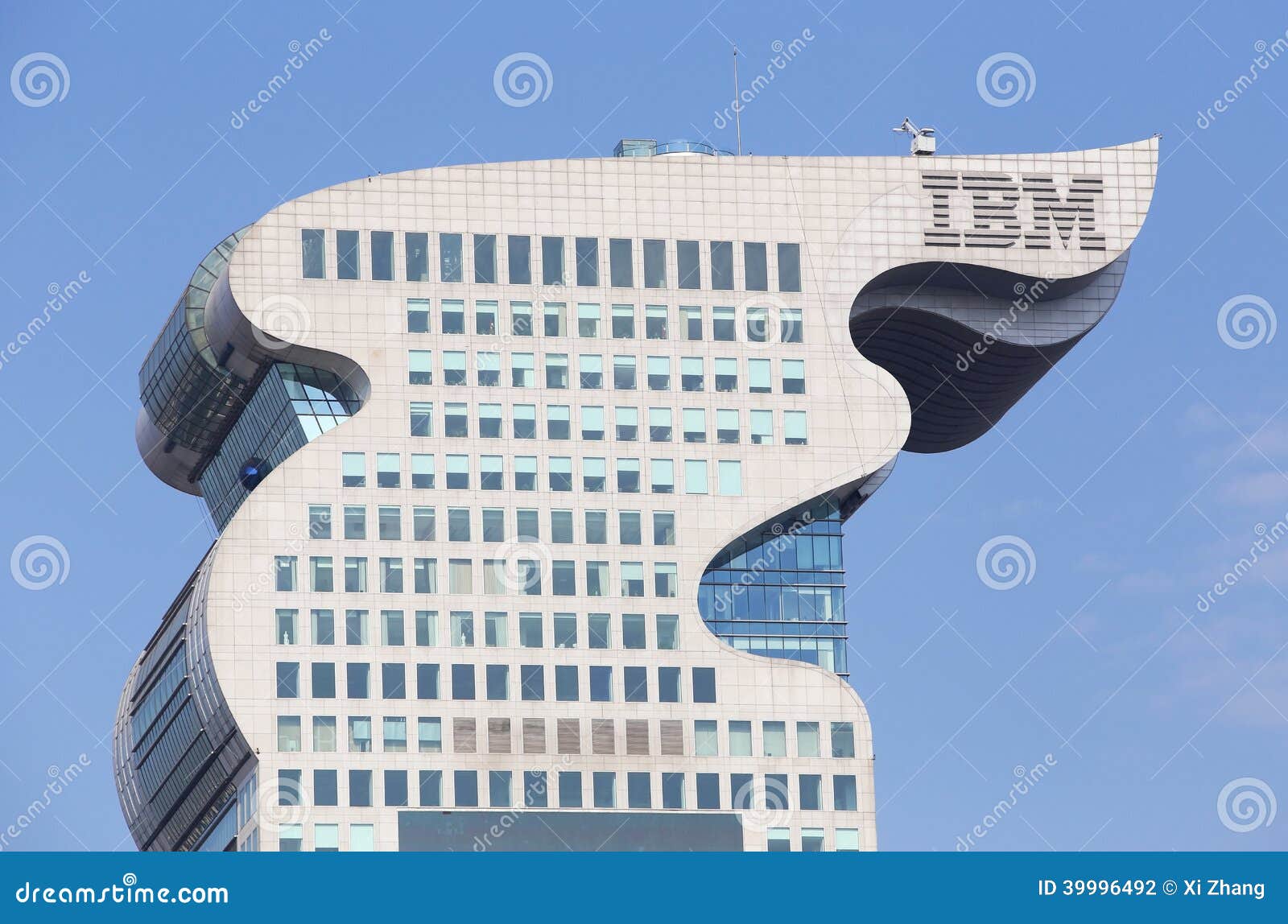Edificio de IBM fotografía editorial. Imagen de porcelana - 39996492