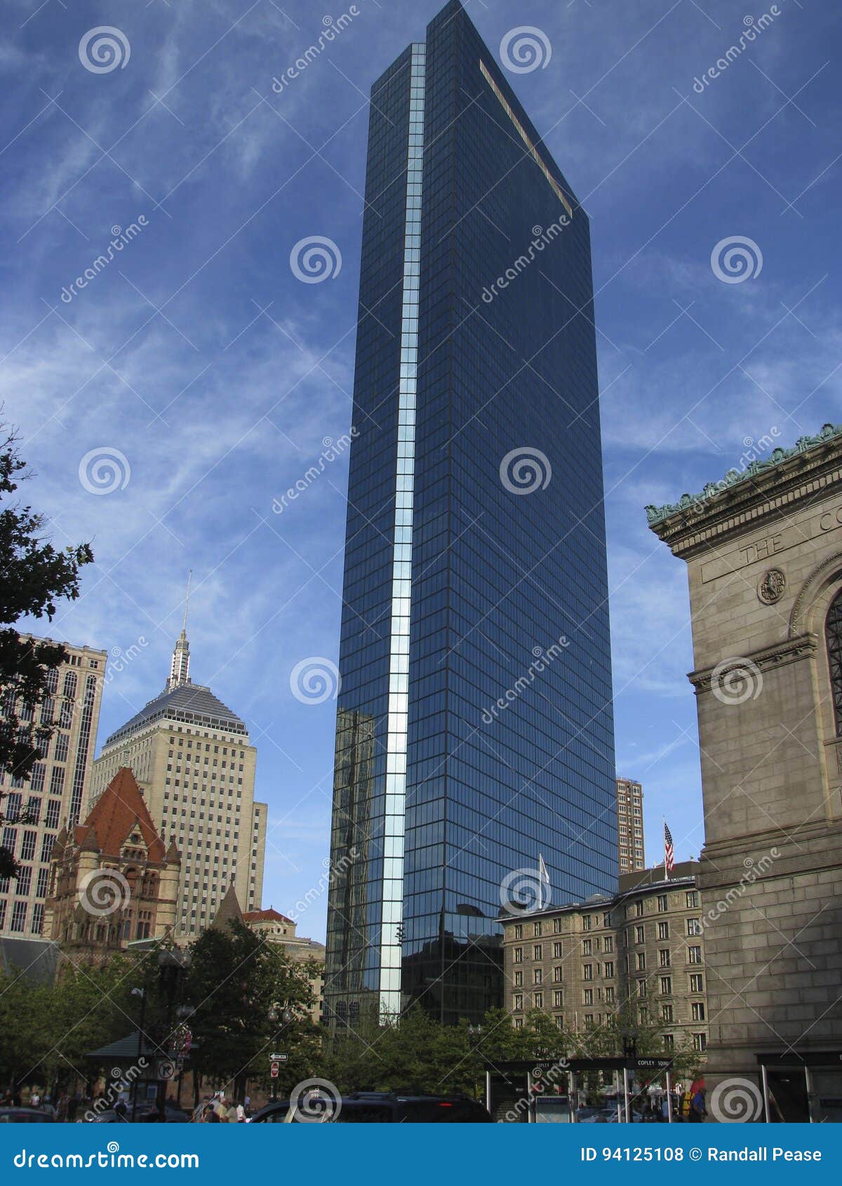 Edificio De John Hancock En Boston Massachusetts Foto de archivo ...