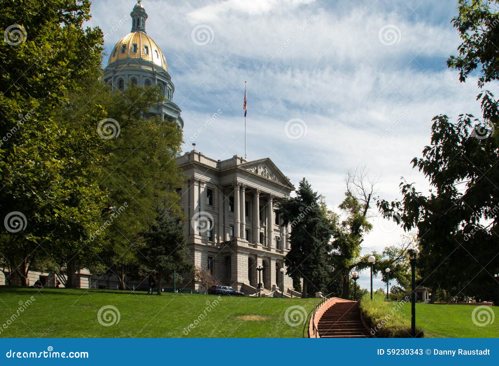 Edificio De La Capital Del Estado De Colorado En Denver Imagen de ...