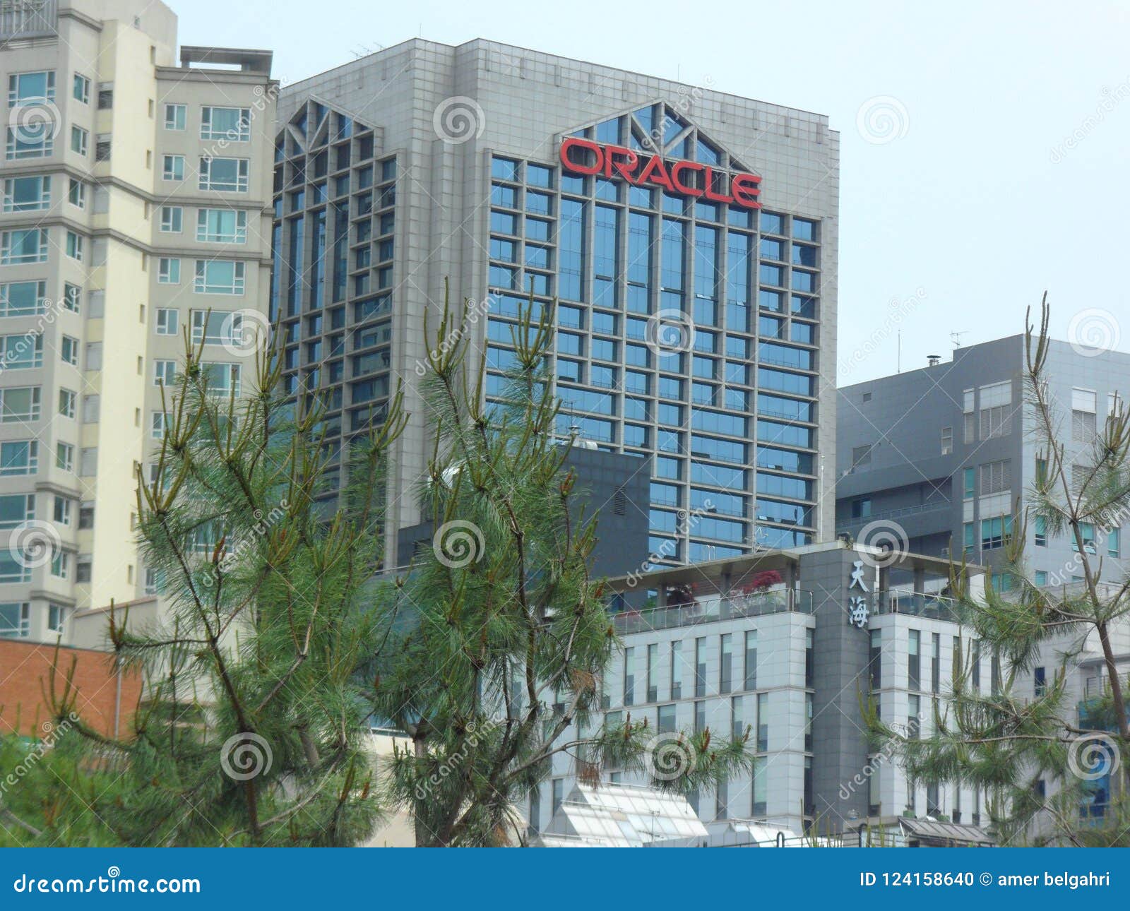Edificio De Oracle En Corea Del Sur Imagen editorial - Imagen de nuevo ...