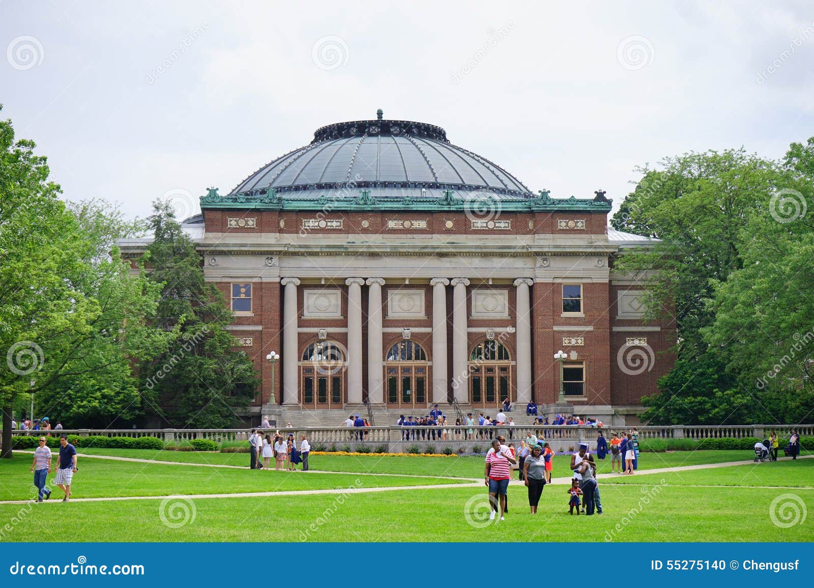Edificio Del Campus De UIUC Imagen editorial - Imagen de illinois ...