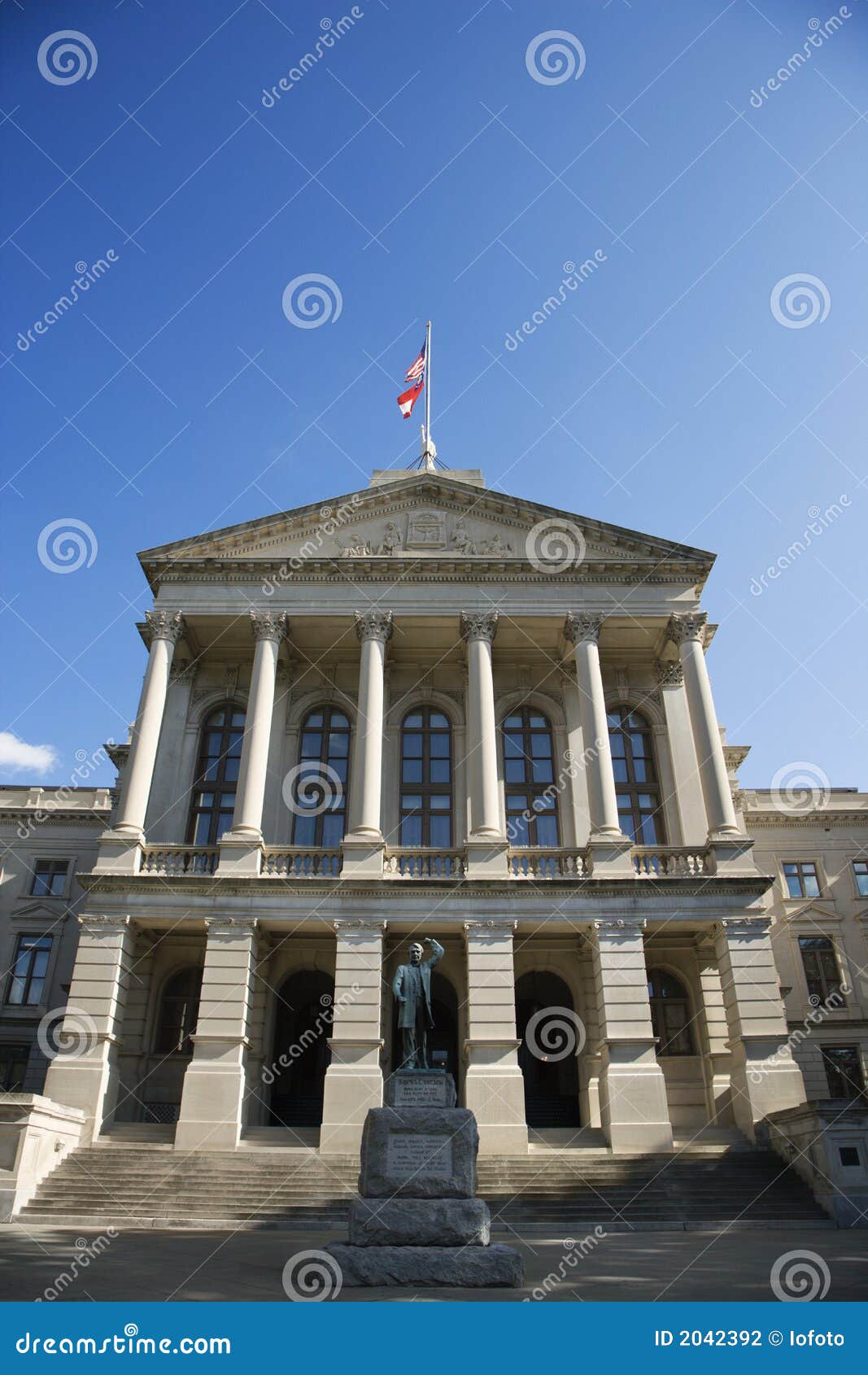Edificio Del Capitolio Del Estado De Georgia En Atlanta, Georgia. Foto ...