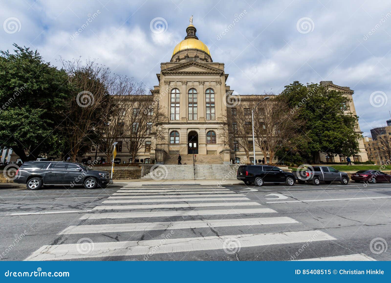 Edificio Del Capitolio Del Estado De Georgia En Atlanta, Georgia Imagen ...