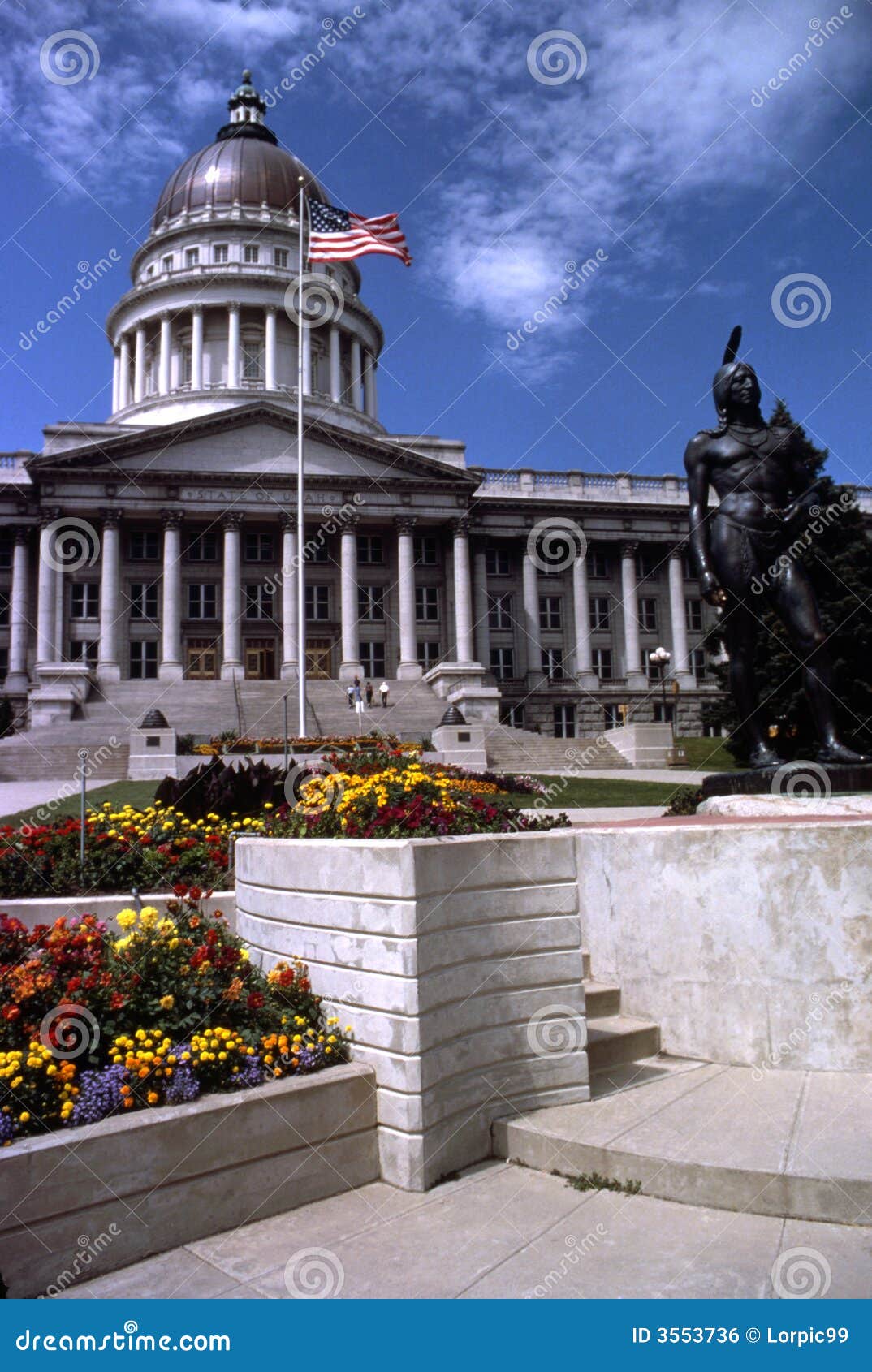 Edificio Del Capitolio Del Estado De Utah Foto de archivo - Imagen de ...