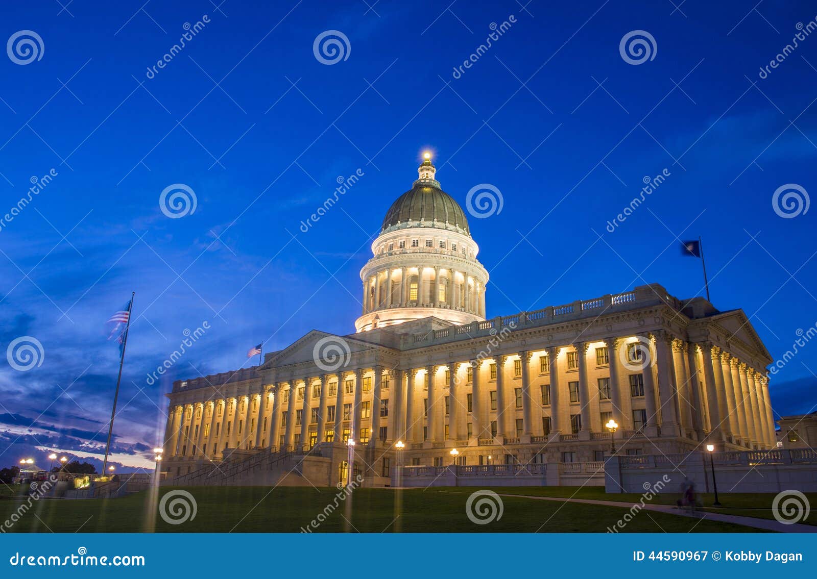 Edificio Del Capitolio Del Estado De Utah Fotografía editorial - Imagen ...