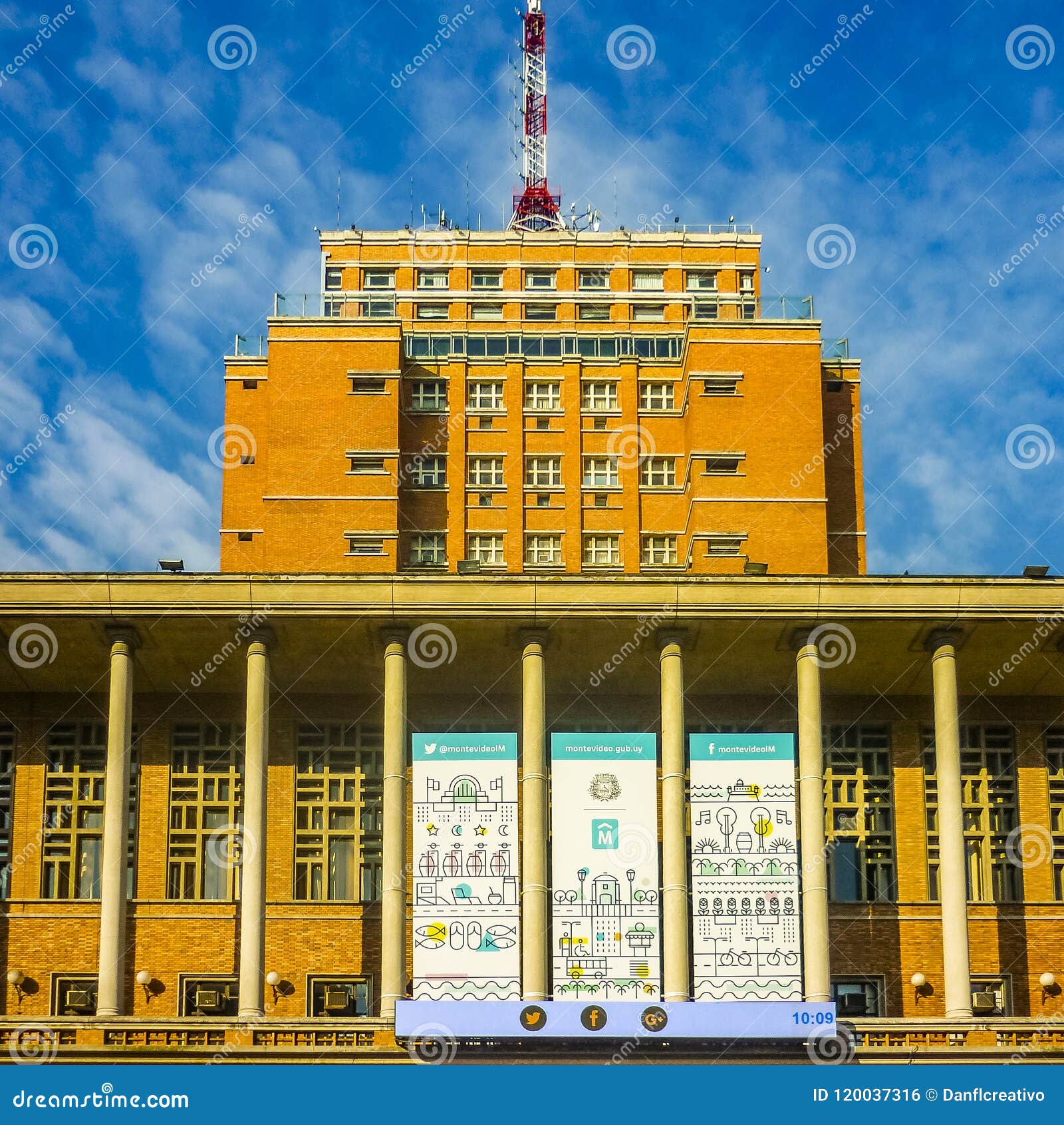 Edificio Del Gobierno De Municipial, Montevideo, Uruguay Foto editorial - Imagen de latino ...