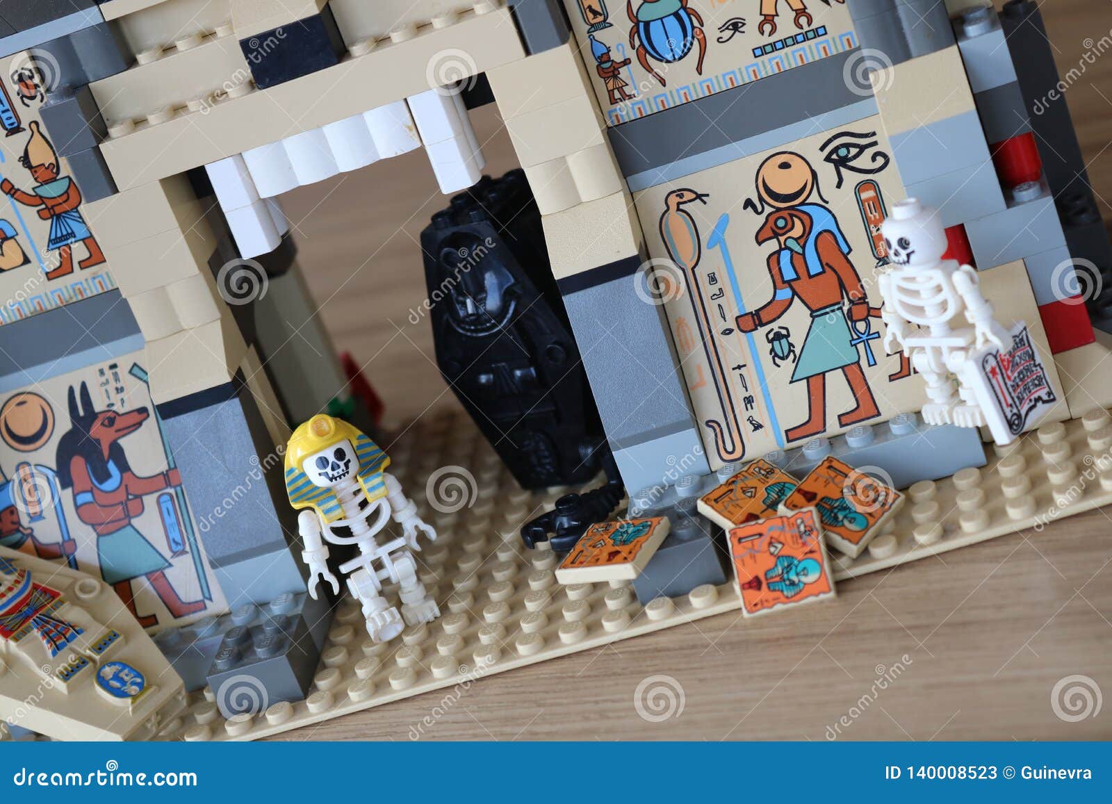 Edificio Del Lego De Egipto Antiguo Foto de archivo editorial - Imagen ...