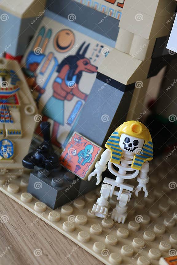Edificio Del Lego De Egipto Antiguo Imagen de archivo editorial ...