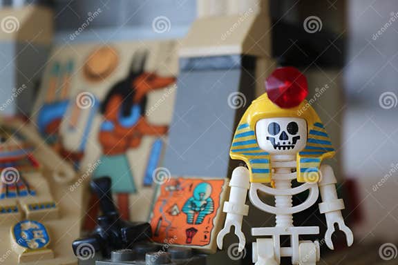 Edificio Del Lego De Egipto Antiguo Foto de archivo editorial - Imagen ...