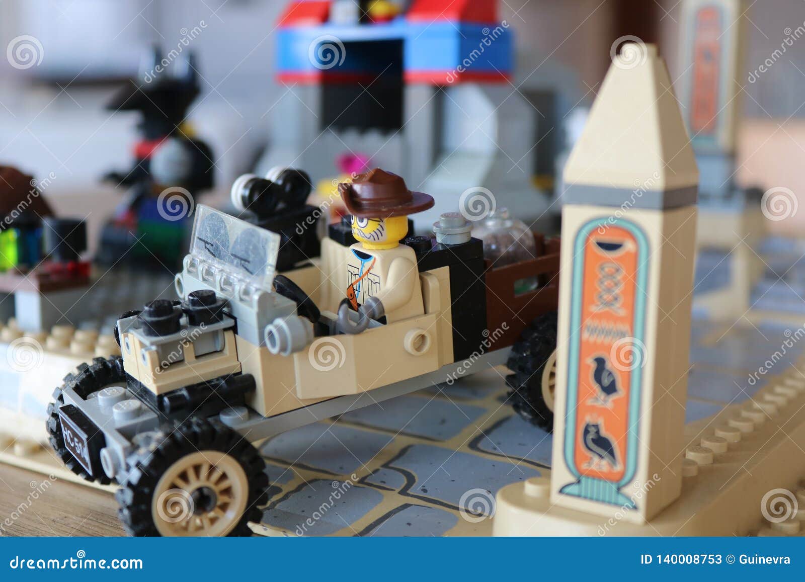 Edificio Del Lego De Egipto Antiguo Foto de archivo editorial - Imagen ...