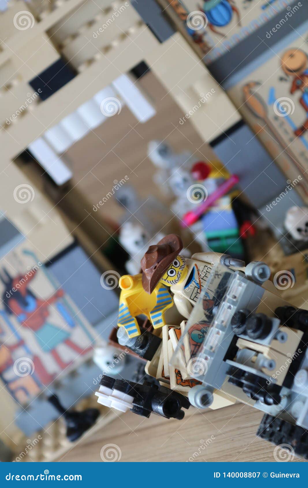 Edificio Del Lego De Egipto Antiguo Fotografía editorial - Imagen de ...