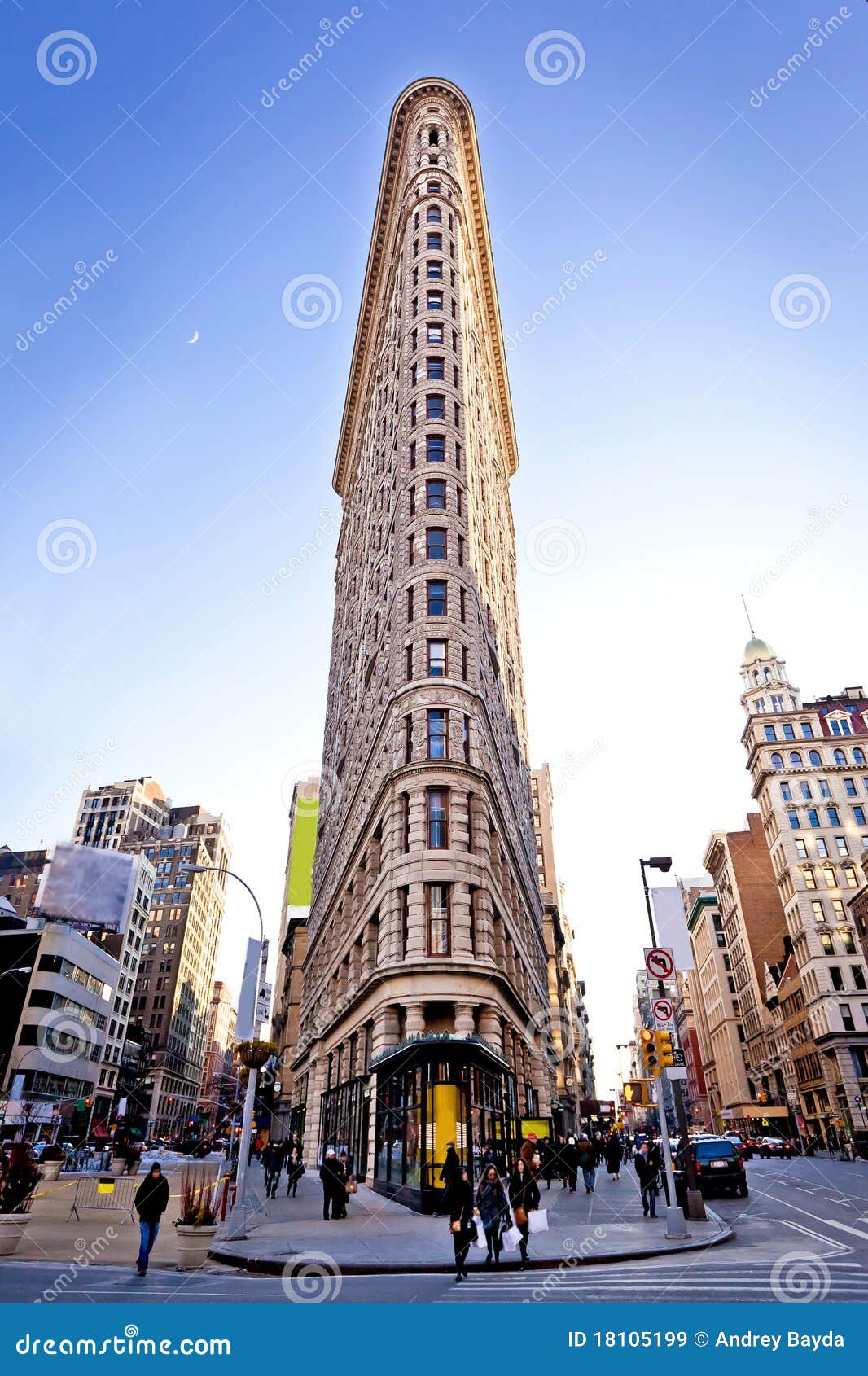 Edificio Di Flatiron a New York Immagine Stock Editoriale - Immagine di ...