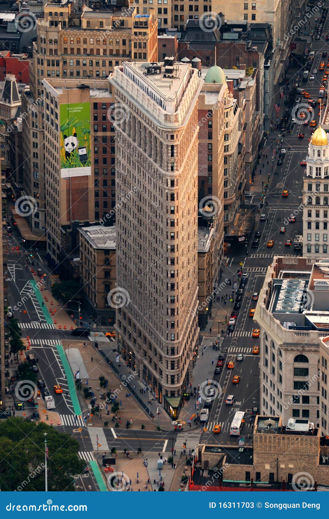 Edificio Di New York City Flatiron a Manhattan Fotografia Stock ...