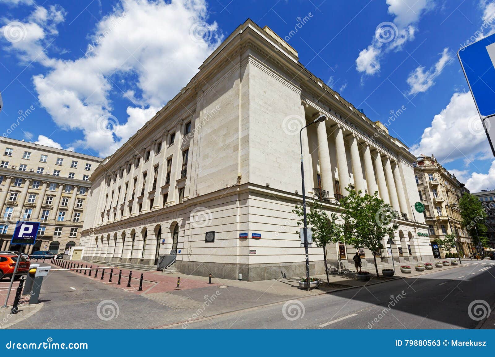 Edificio Filarmónico Nacional, Varsovia Foto de archivo editorial - Imagen de verano, visita ...