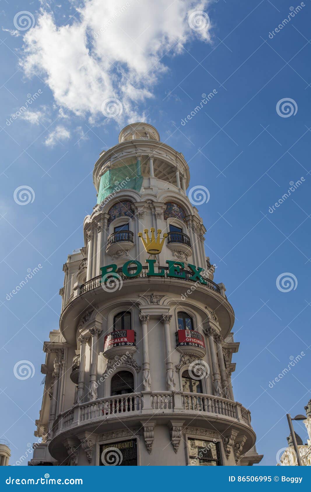 Edificio Grassy Building in Madrid Editorial Image - Image of 1916 ...