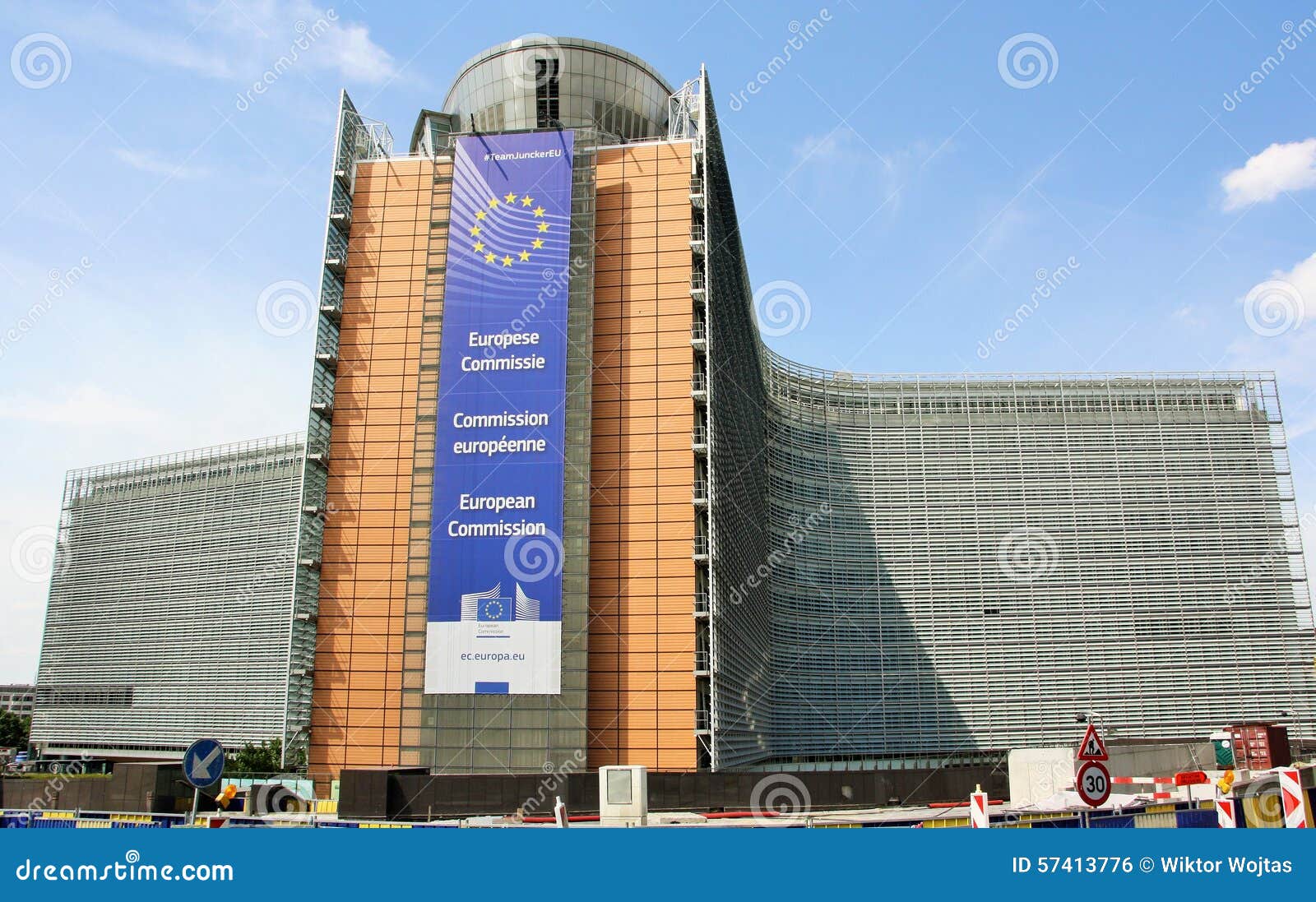 Edificio Principal De La Comisión Europea Foto editorial - Imagen de ...