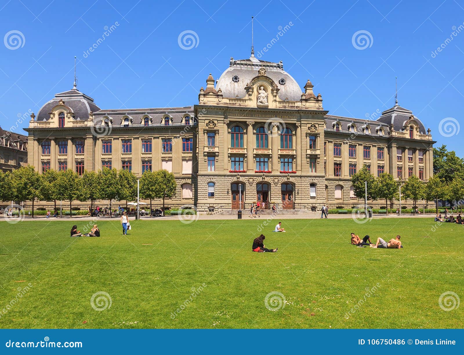 Edificio Principal De La Universidad De Berna Foto editorial - Imagen ...