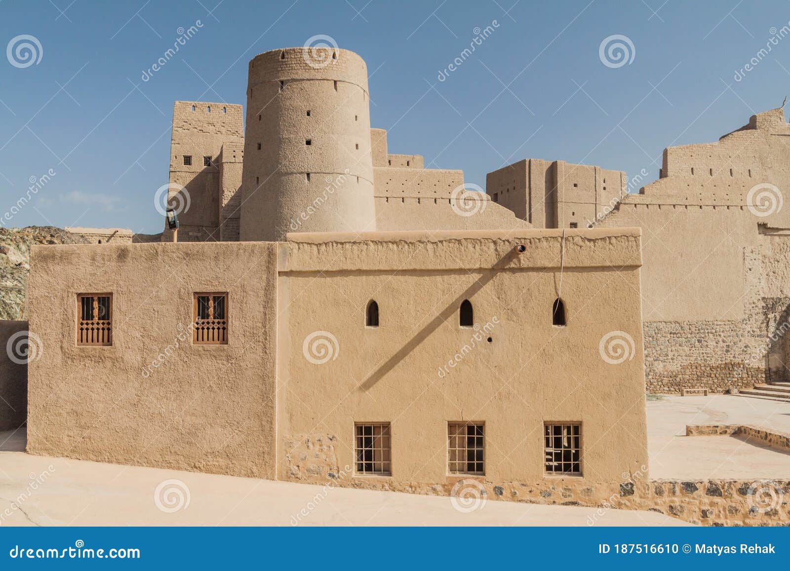 Edificios de bahla fort om foto de archivo. Imagen de viejo - 187516610