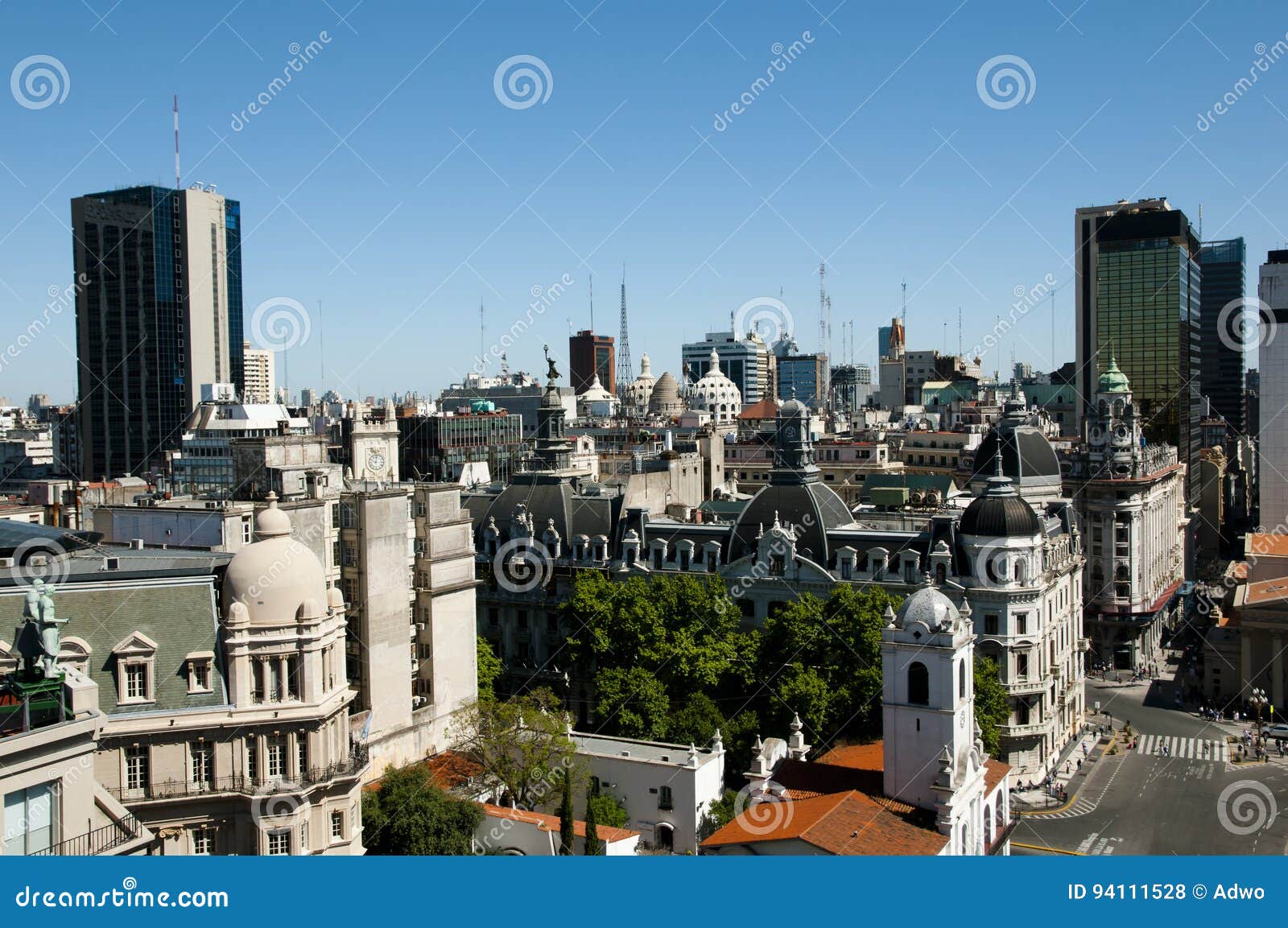 Edificios De La Ciudad - Buenos Aires - La Argentina Foto de archivo - Imagen de turismo, latino ...