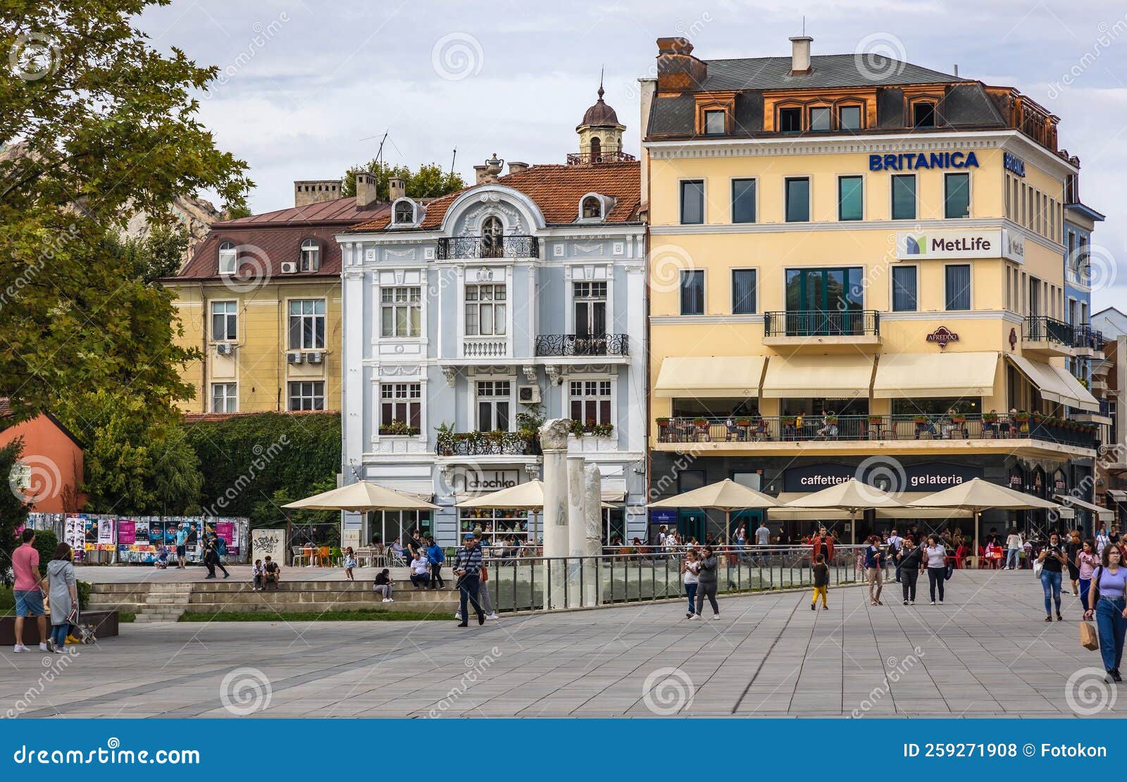 Edificios De La Ciudad De Plovdiv Bulgaria Foto de archivo editorial ...