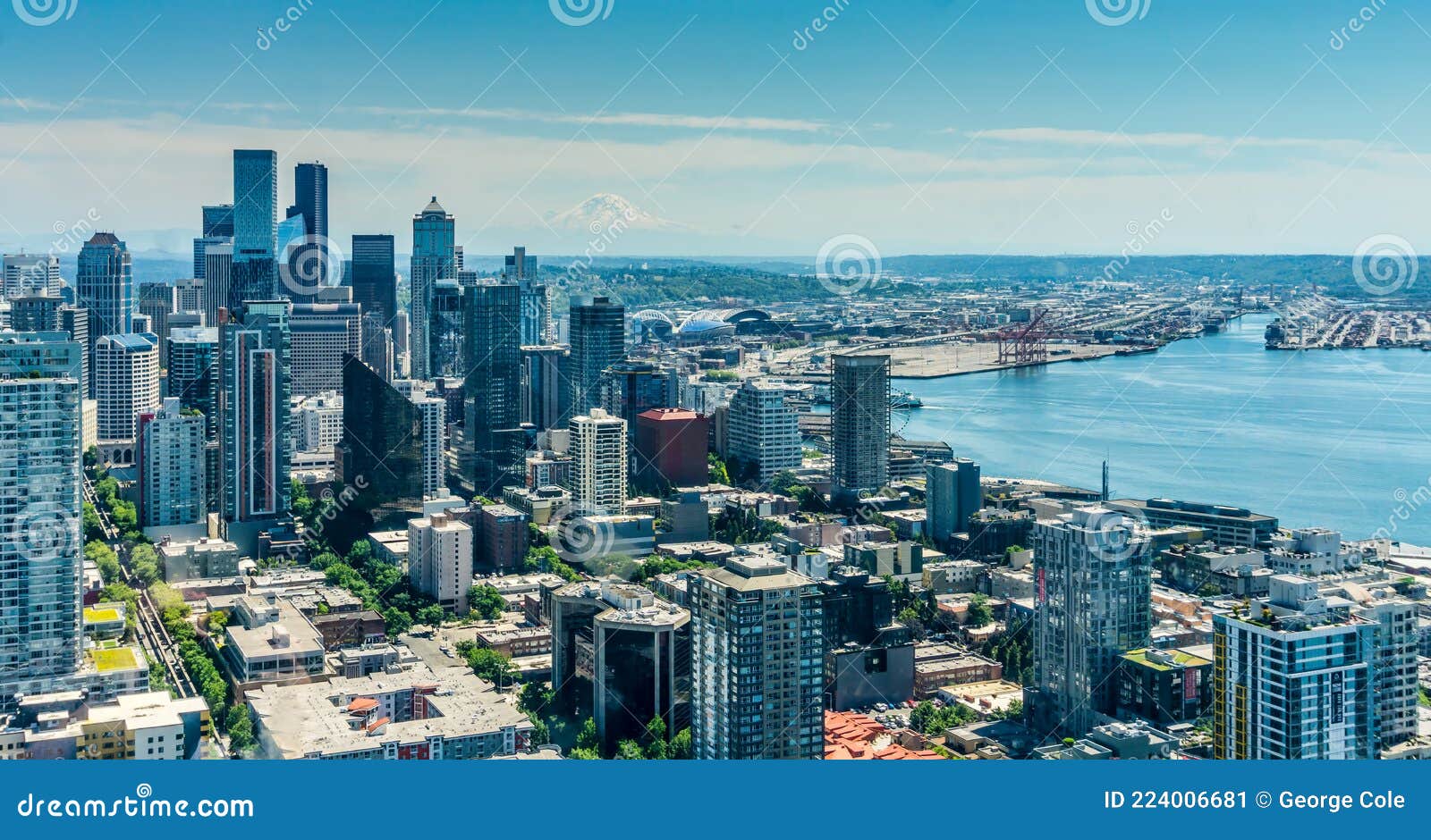 Edificios Del Centro De Seattle 4 Imagen de archivo - Imagen de ...