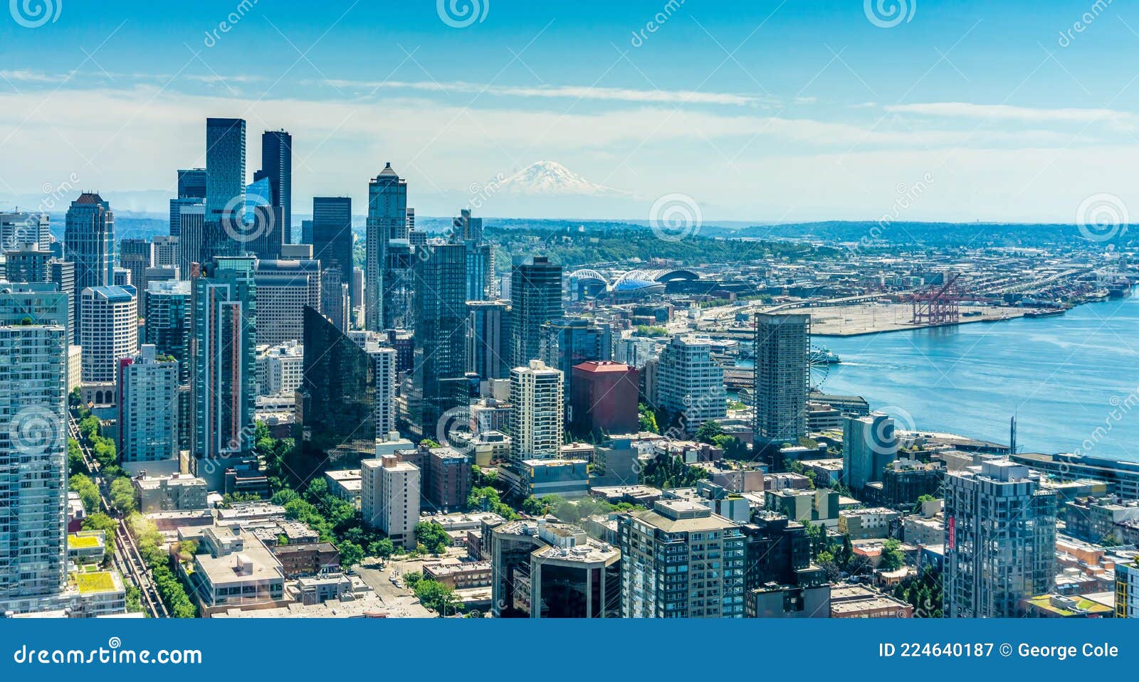 Edificios Del Centro De Seattle Imagen de archivo - Imagen de ciudad ...