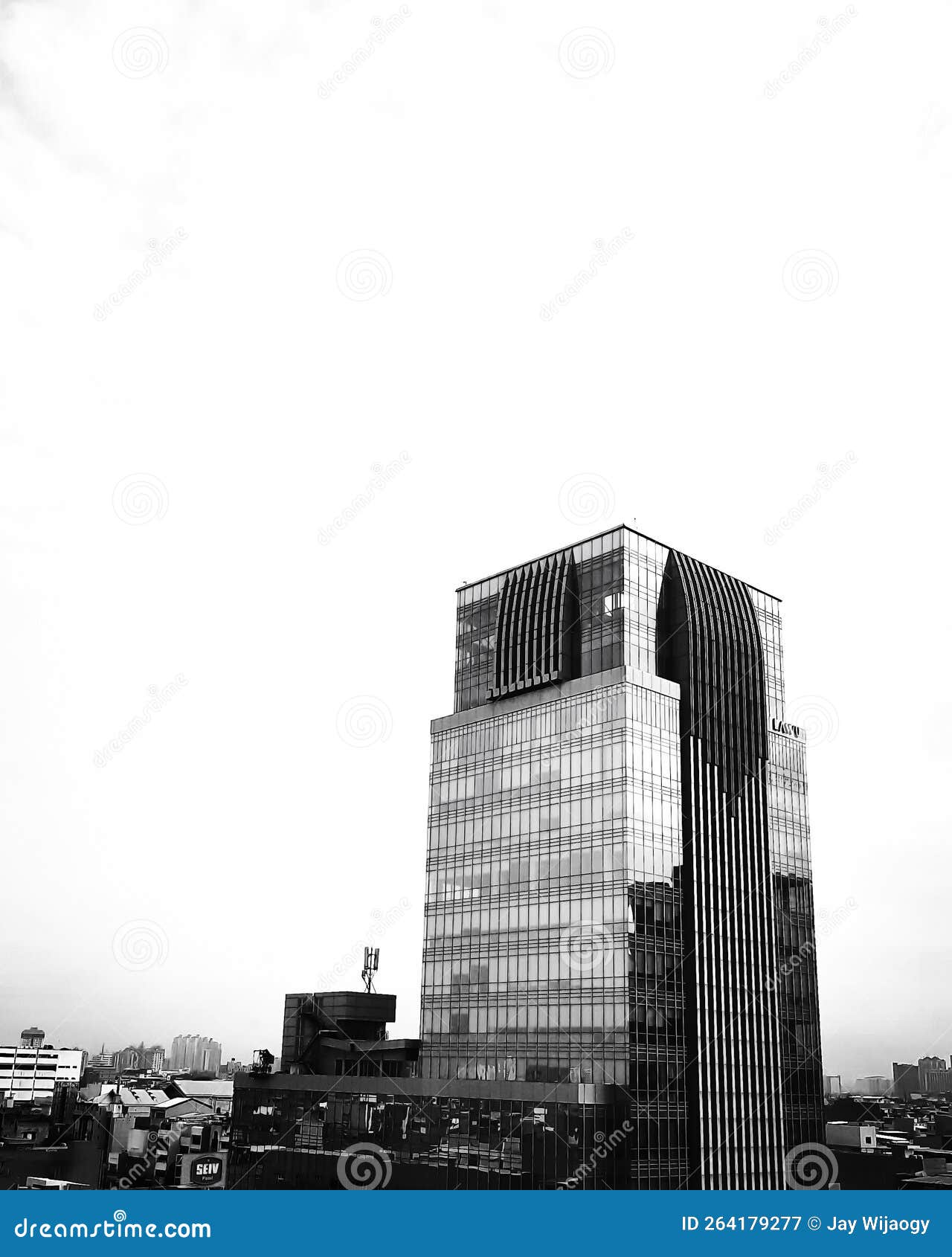 Edificios En Blanco Y Negro Fotografía editorial - Imagen de ...